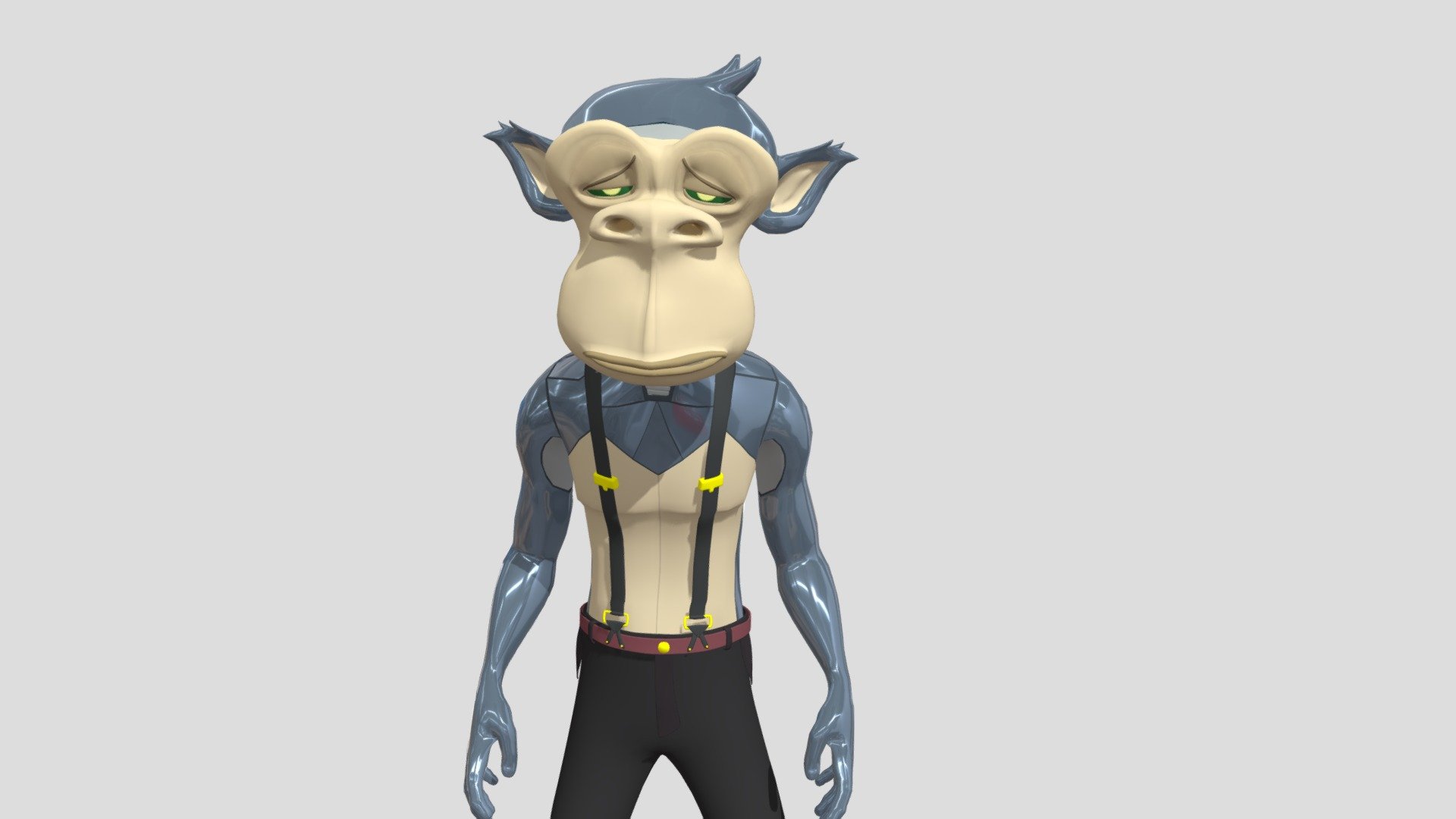 Ape_Render_02 - 3D model by Ammara 🐇 (@Ame.Malik) [ccfdb3b] - Sketchfab