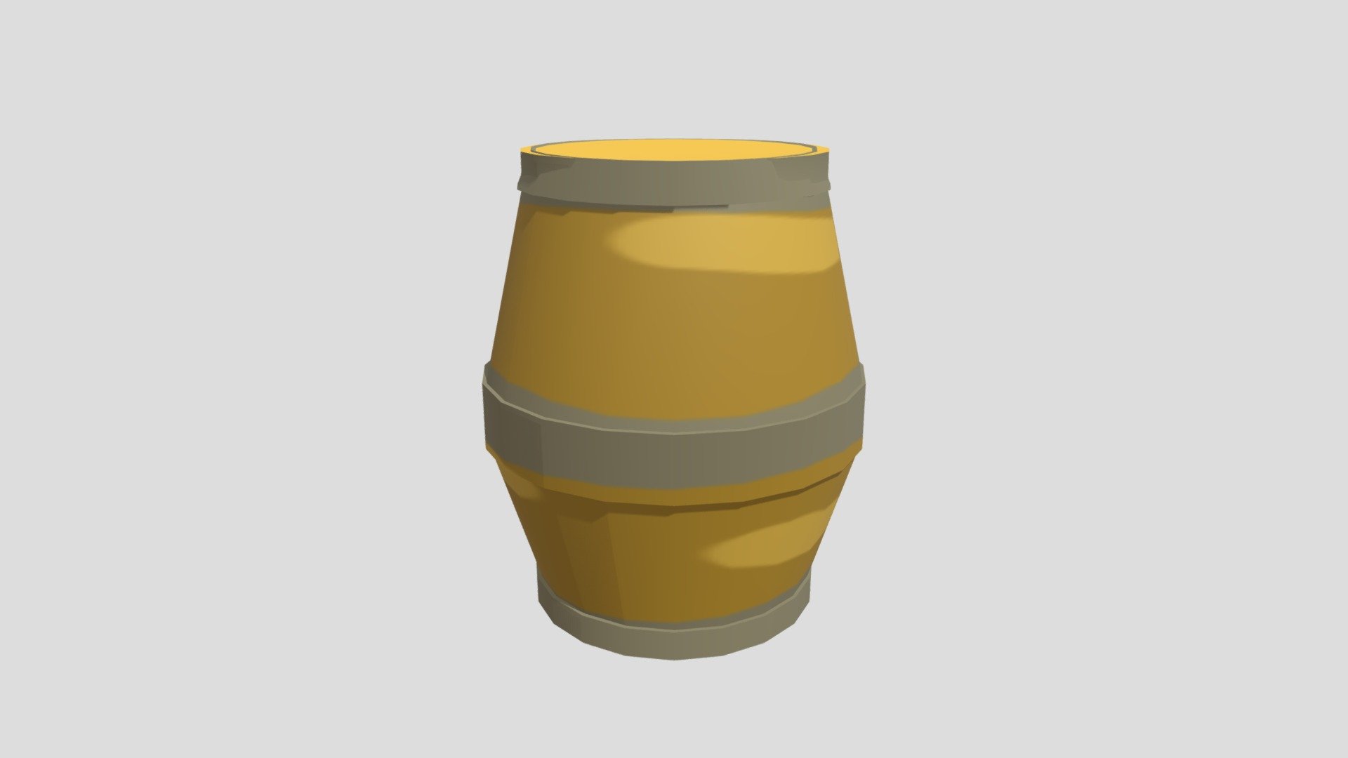Barrel model - 3D model by ayoz [ccfdc0d] - Sketchfab