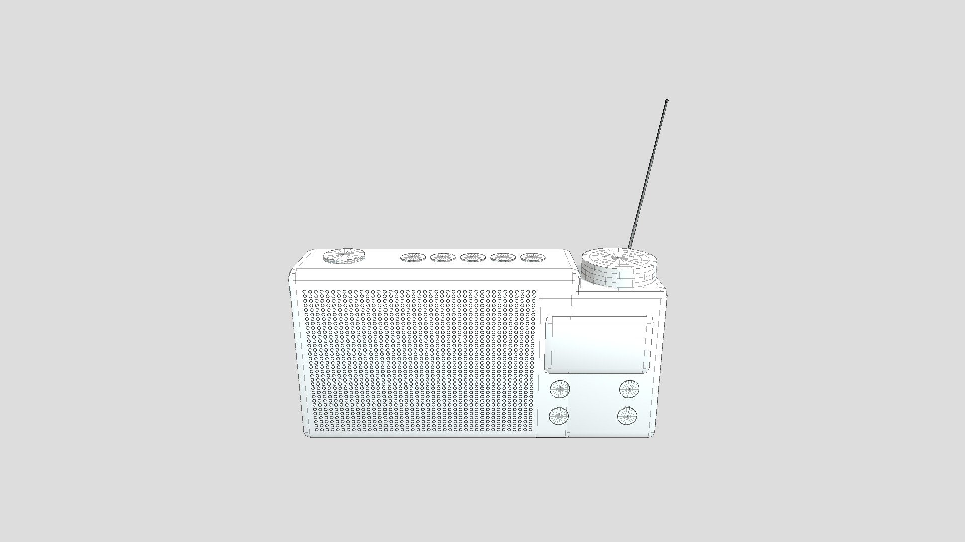 radio - 3D model by georgia_leighz (@georgia_leigh) [ccfeae4] - Sketchfab