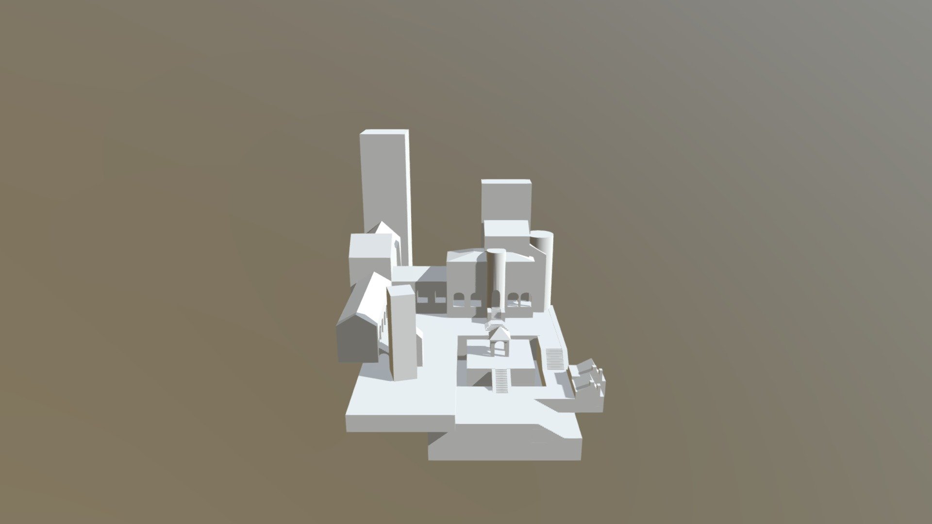 CGT 116 Assignment 02 - Environment Blockout - 3D model by Harsha ...