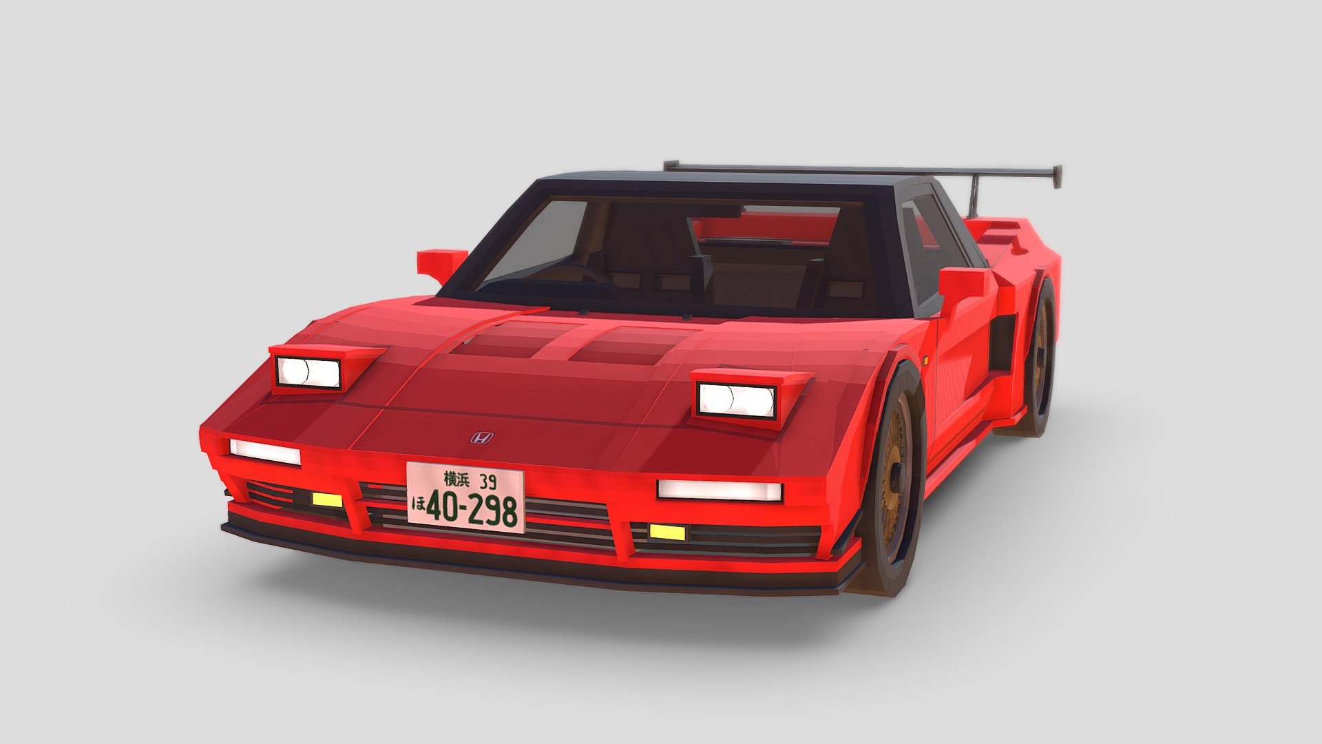 Honda NSX Type-S Zero (Go Hojo) - 3D model by ashminggu [cd003bb ...