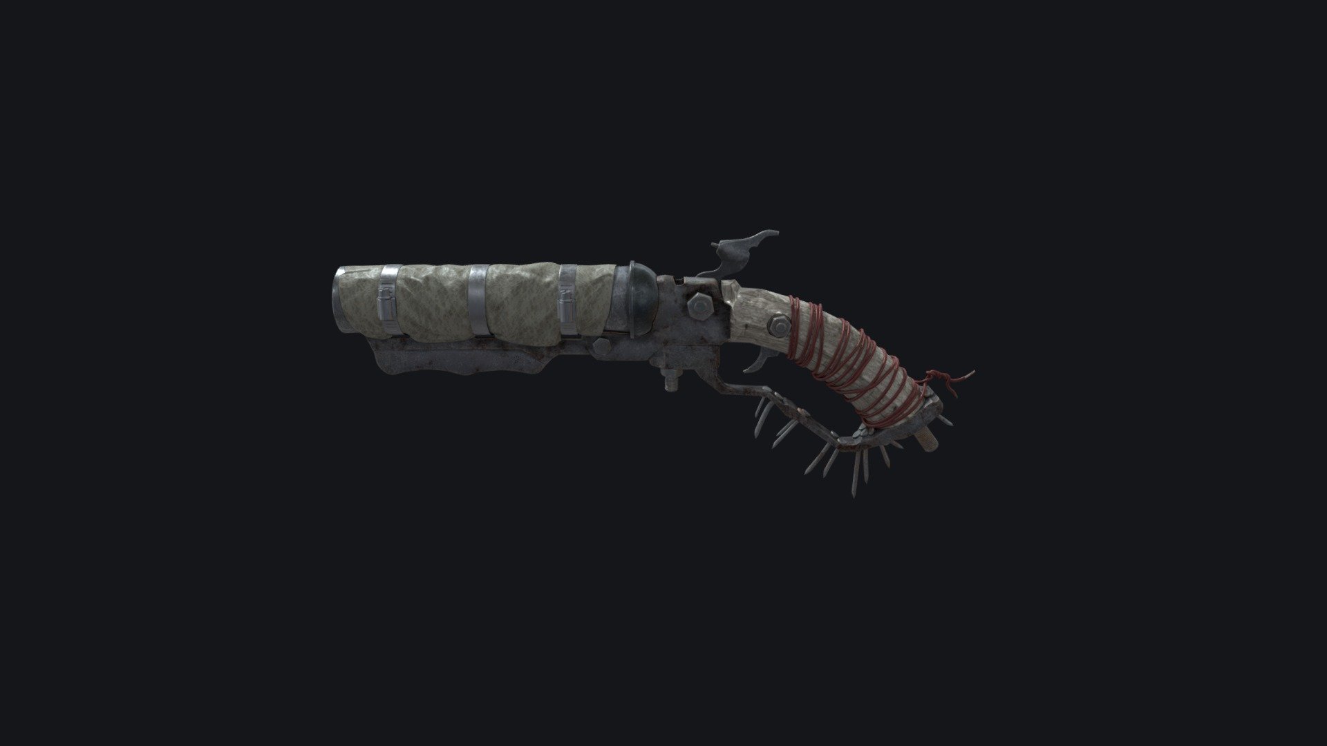 Apocalyptic weapon - 3D model by Sergei_Ray [cd0355e] - Sketchfab