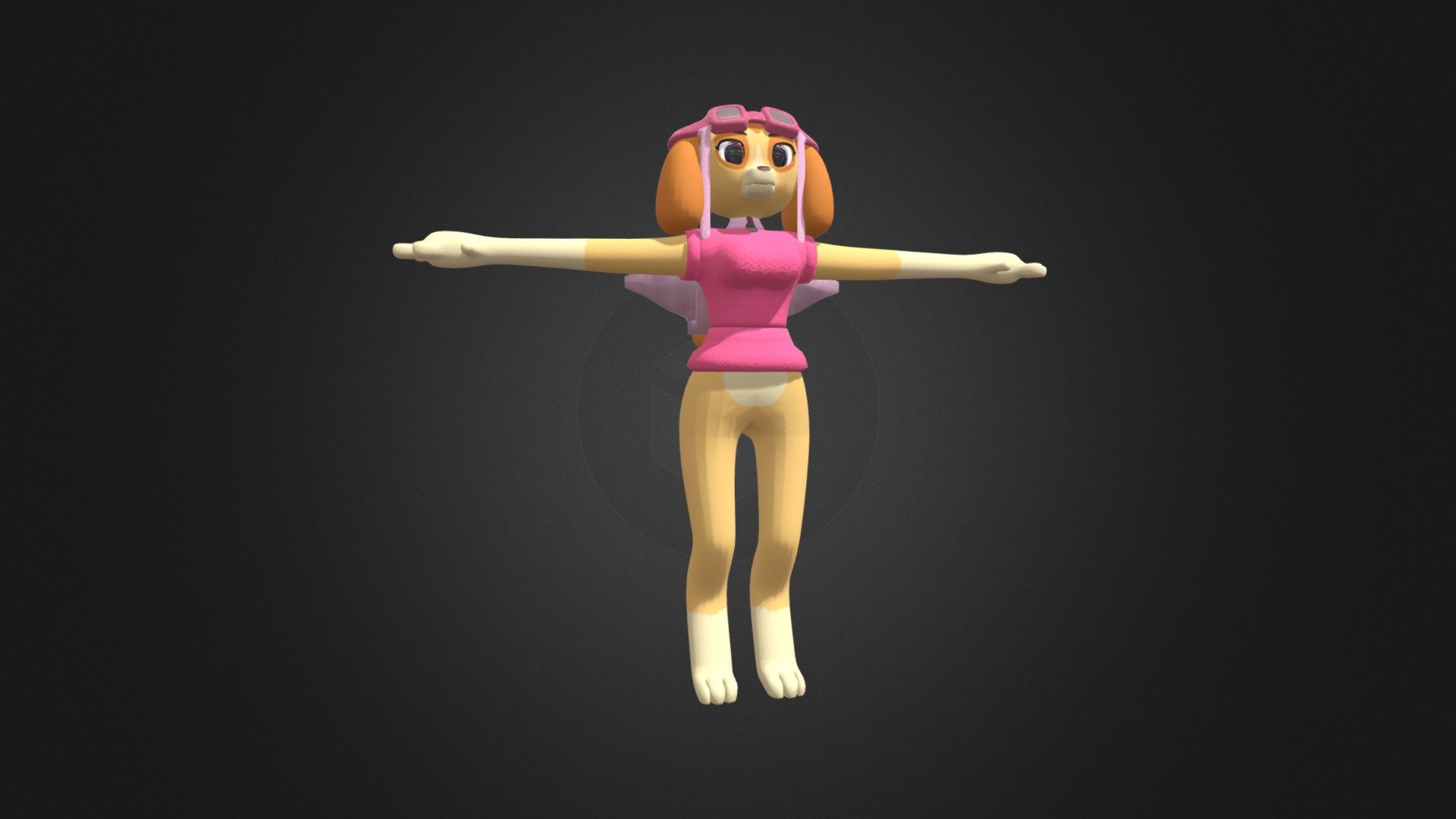 Skye Anthro V1 - Download Free 3D model by CappyAdams (@YuriMayori ...