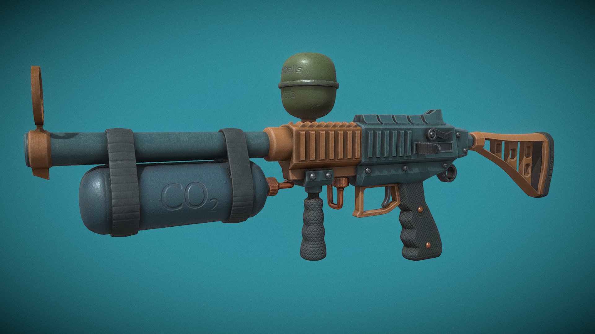Gun Marker 2 - Download Free 3D model by emelyarules [cd05a40] - Sketchfab