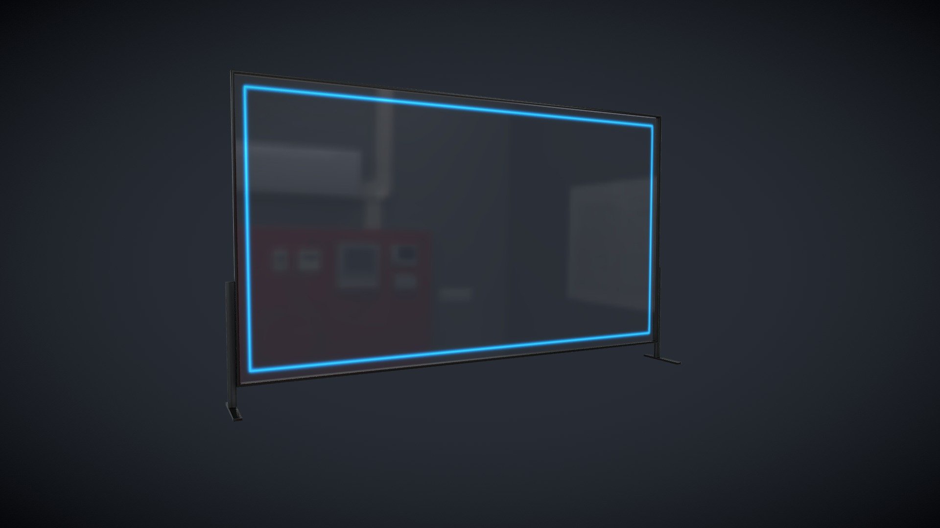 futuristic_TV_005_black - 3D model by 3polies [cd06b00] - Sketchfab