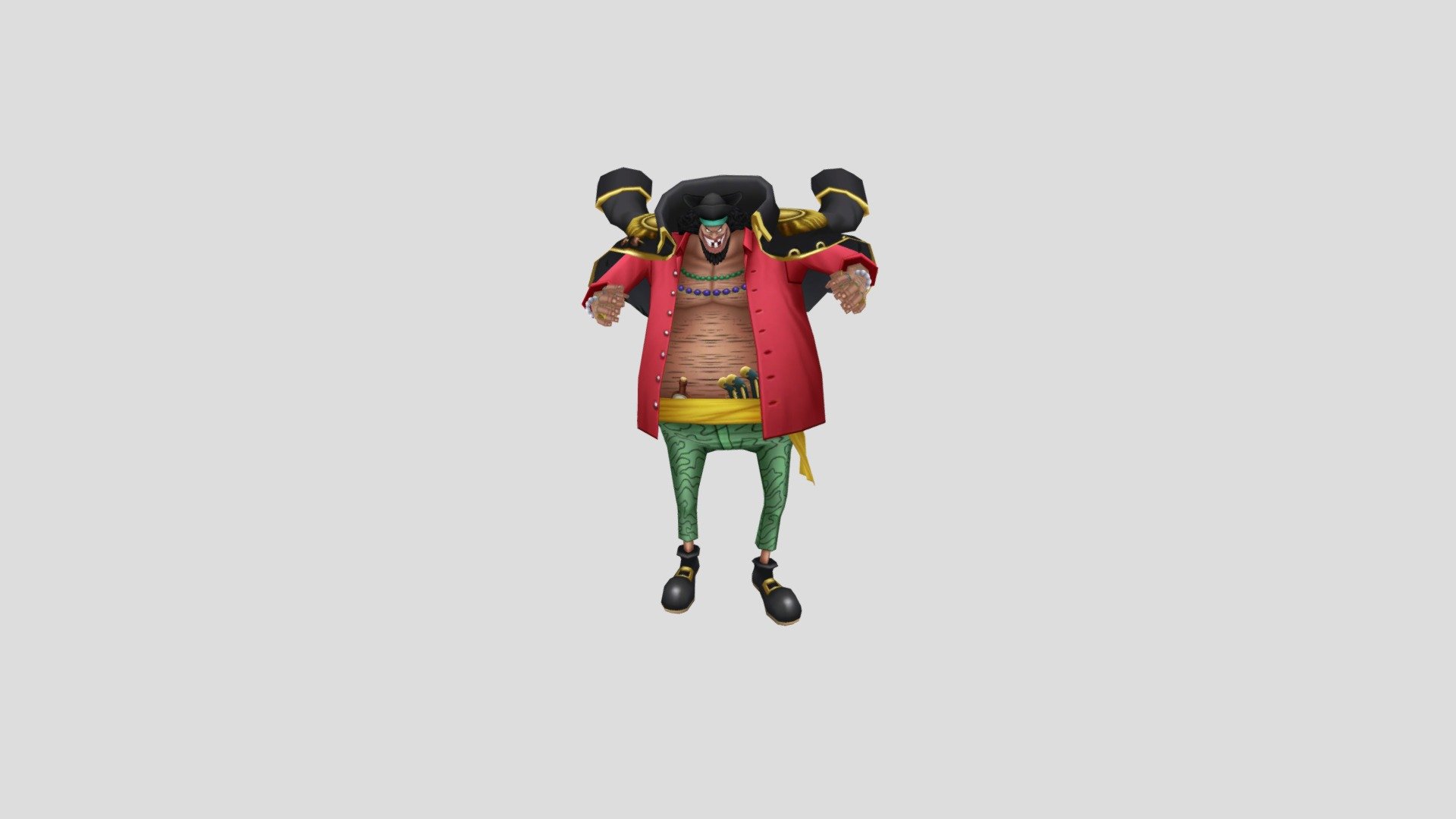 Marshall D. Teach/Blackbeard (Pre Timekskip) - Download Free 3D model ...