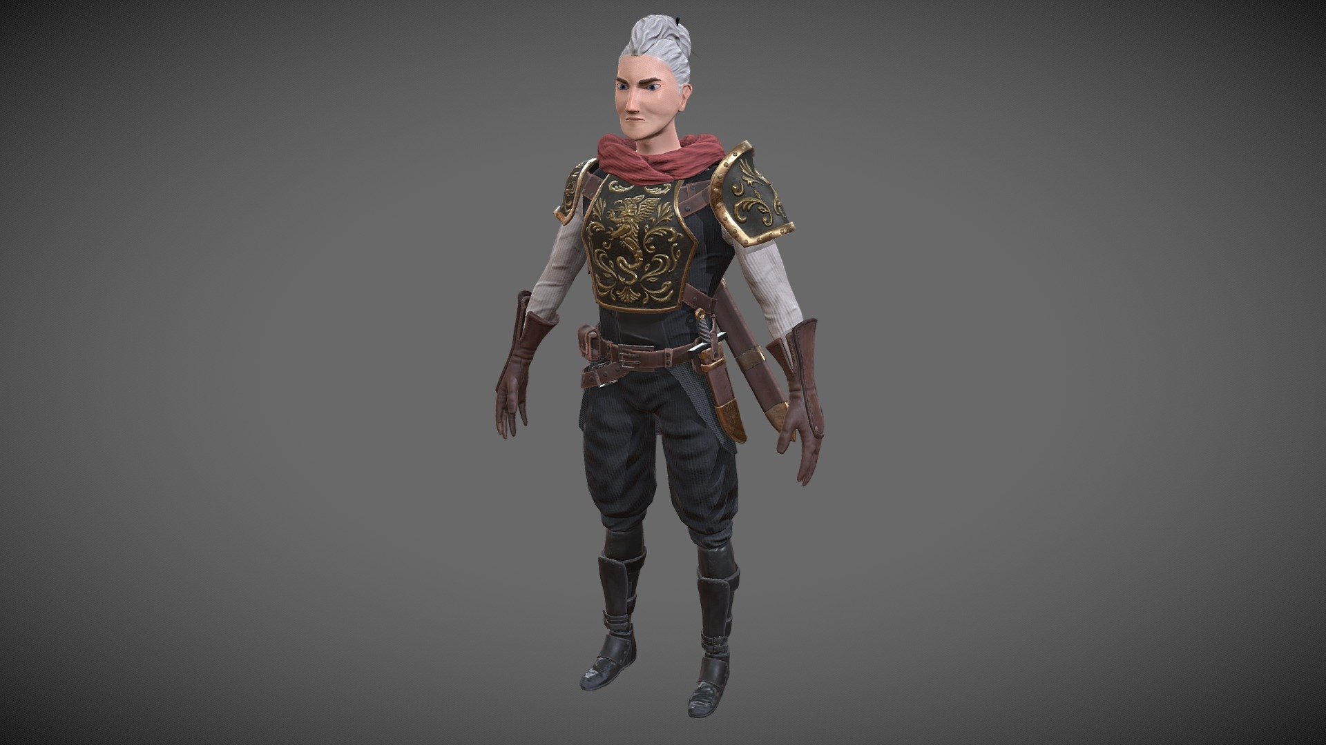 Man - Stylised - 3D model by Sarah Dyson (@SarahDyson) [cd085d3 ...
