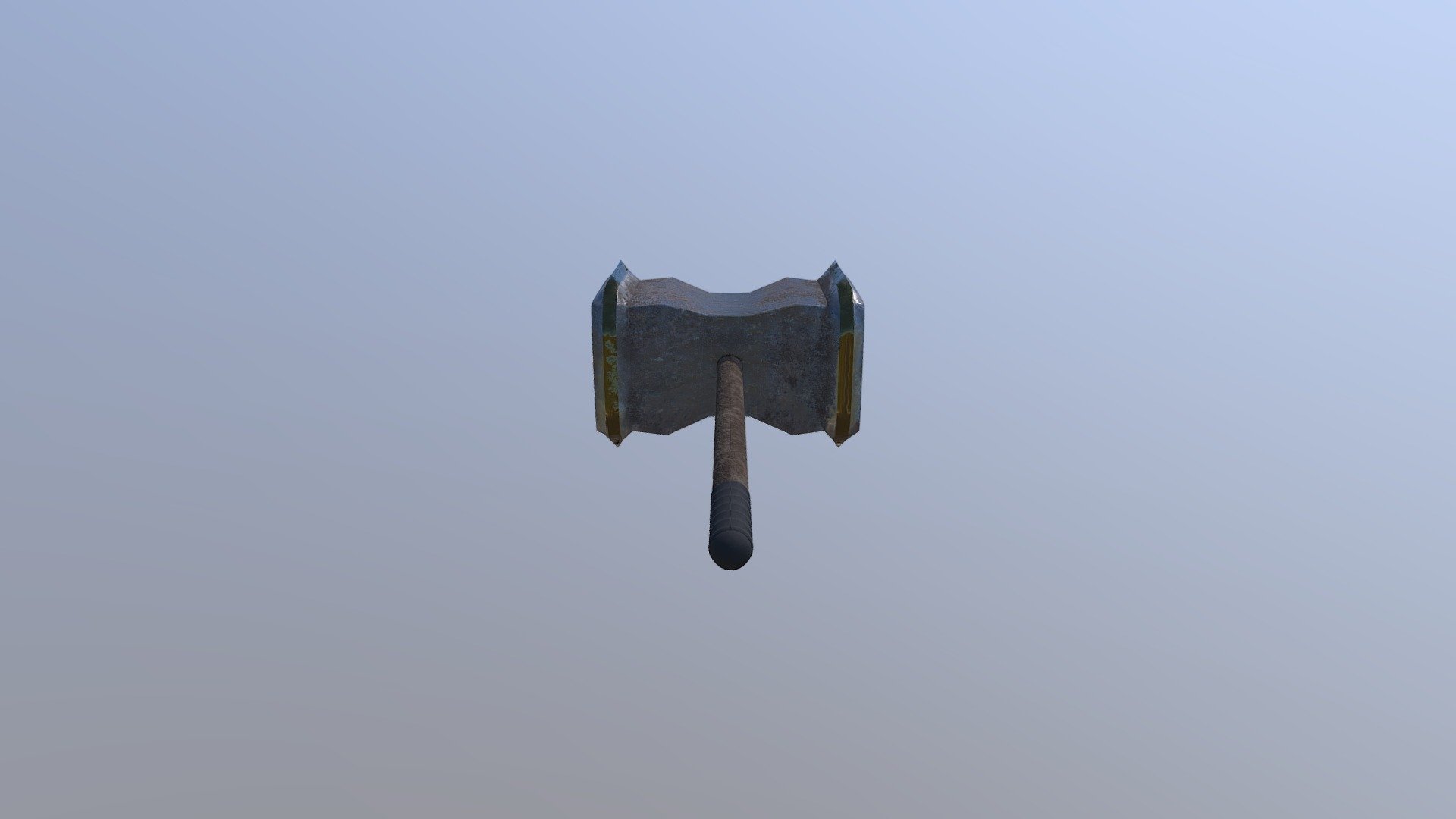 Two Handed Hammer (Worn) - 3D model by srigby [cd08e85] - Sketchfab