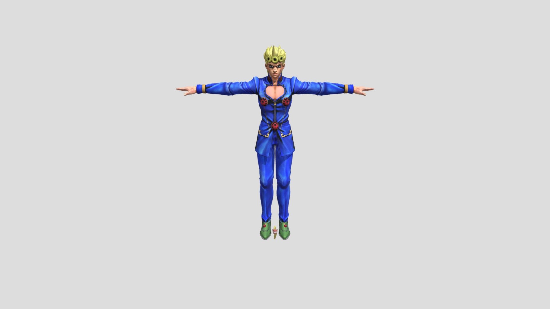 Giorno Giovanna (ASB) - Download Free 3D model by Final Fantasy Sonic X ...