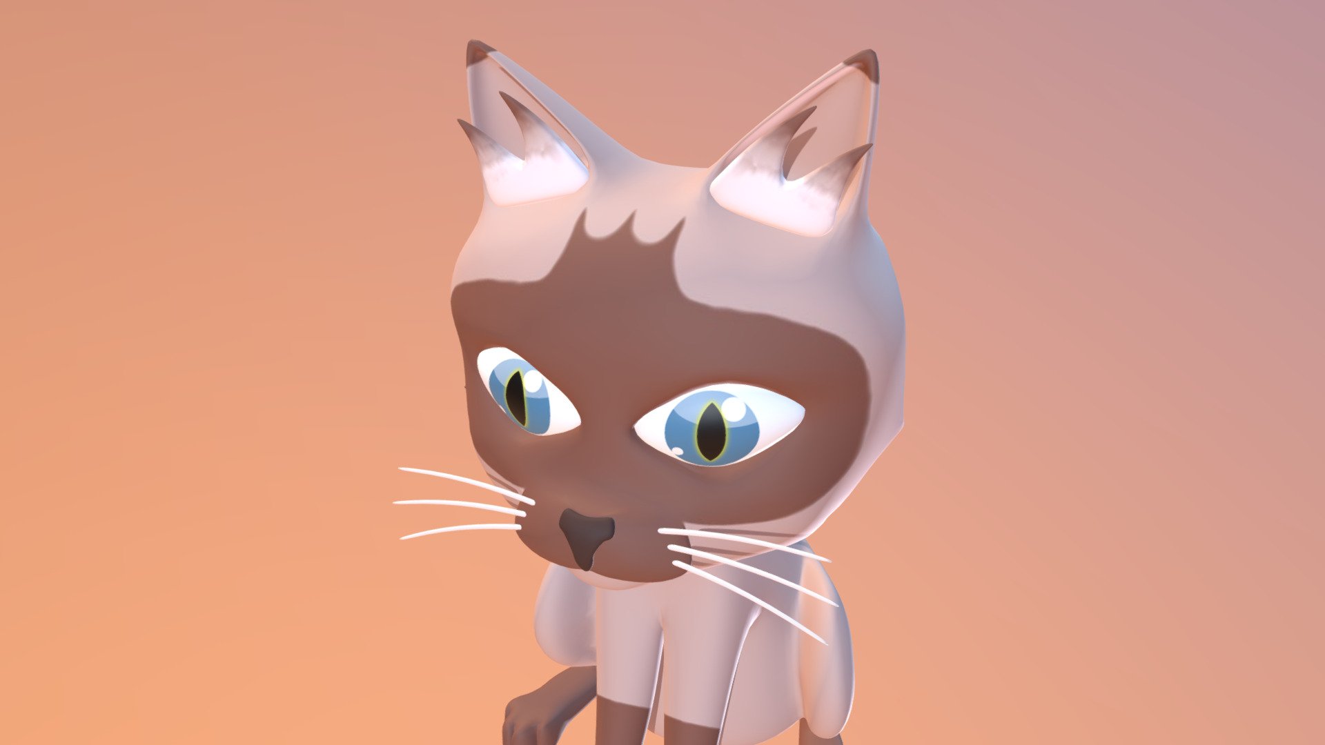 Cat 3d Download Free 3d Model By Dercruz926 [cd09c8e] Sketchfab