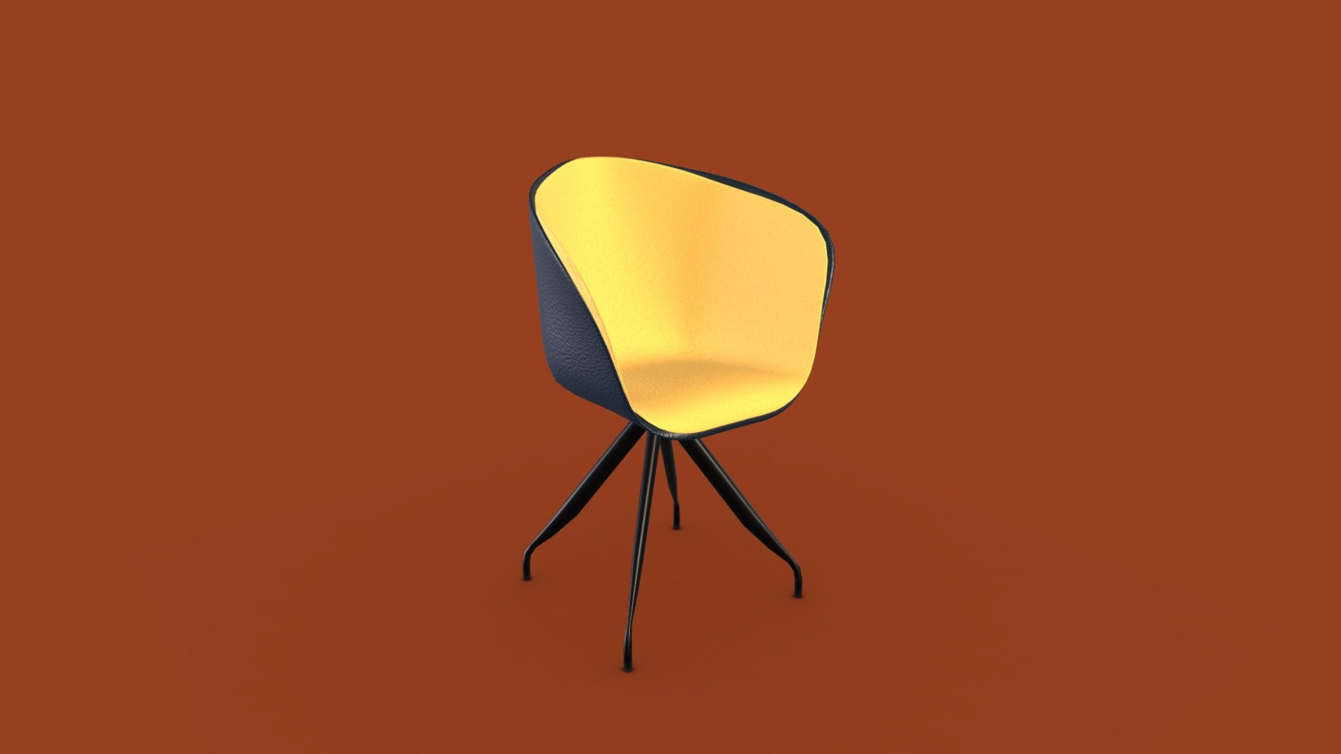 Minimal Desk Chair - Download Free 3D model by Emil Dovis (@emildov ...