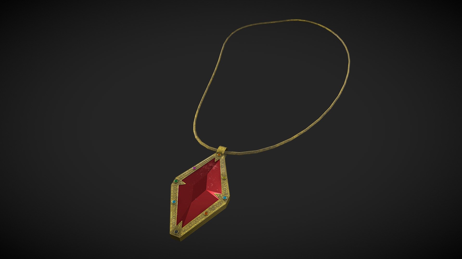 Amulet of Kings - TES IV: Oblivion - Buy Royalty Free 3D model by ...
