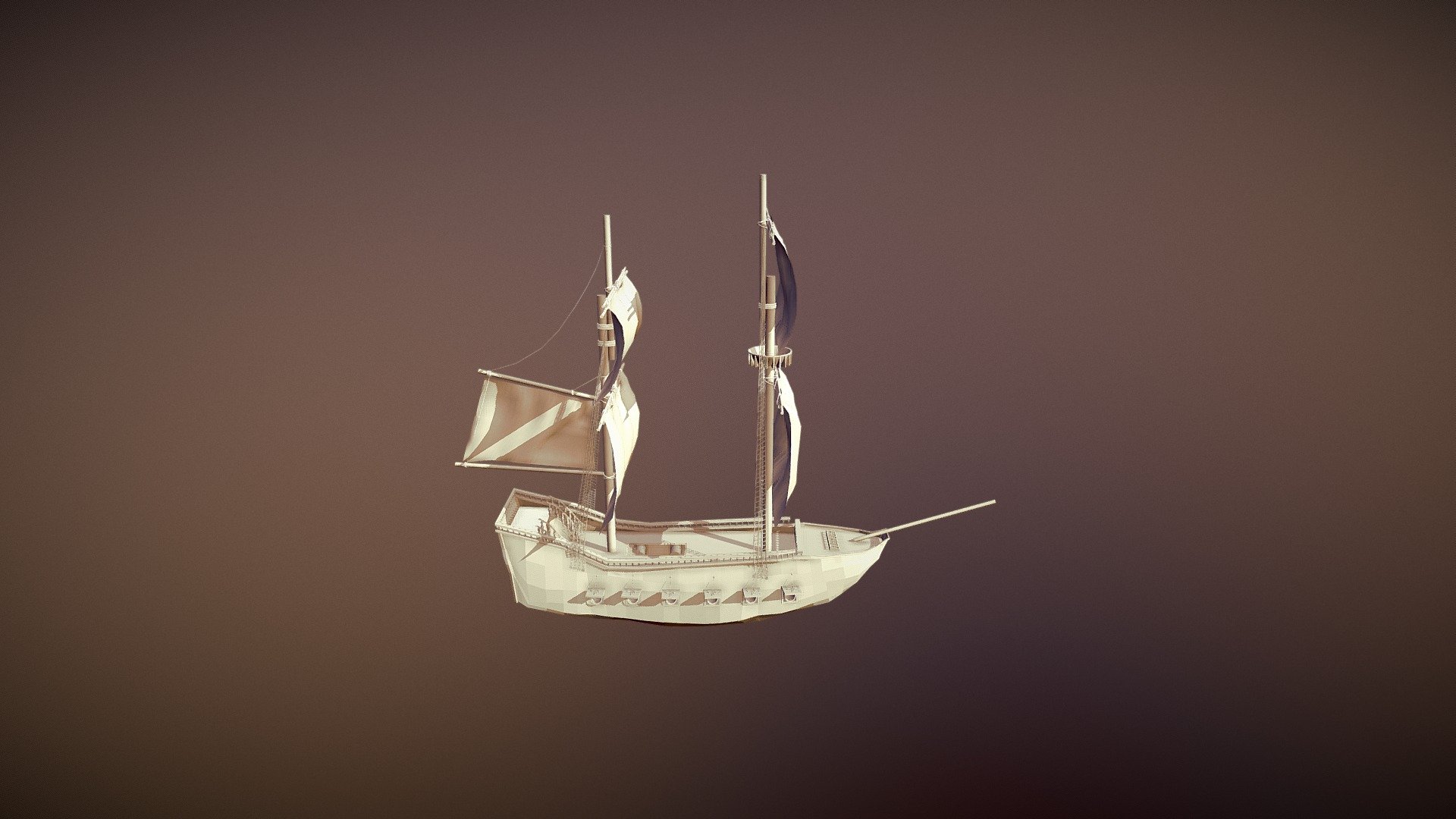 Pirate Ship 01 - Exterior - Download Free 3D model by Pepe Orejel ...