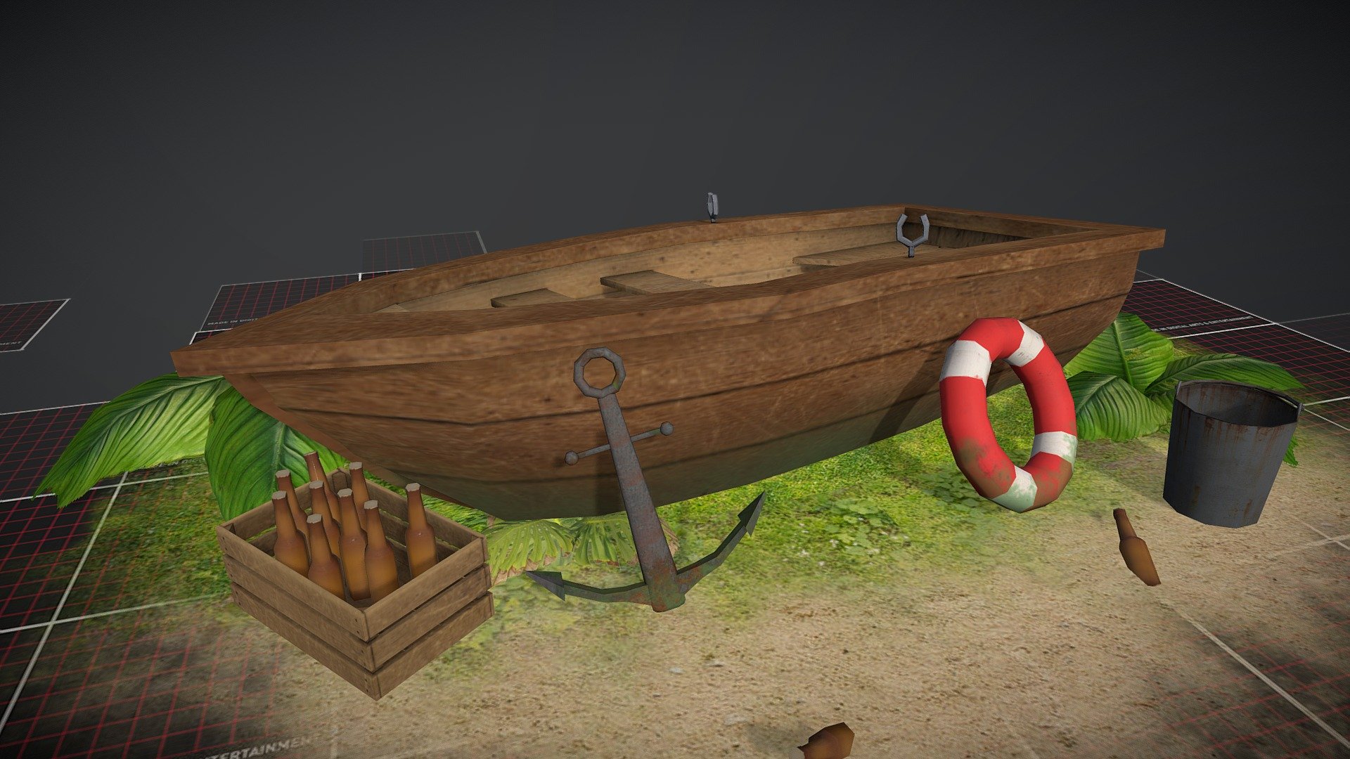 DAE 5 Finished props - By the ocean - 3D model by Willem Hollants ...