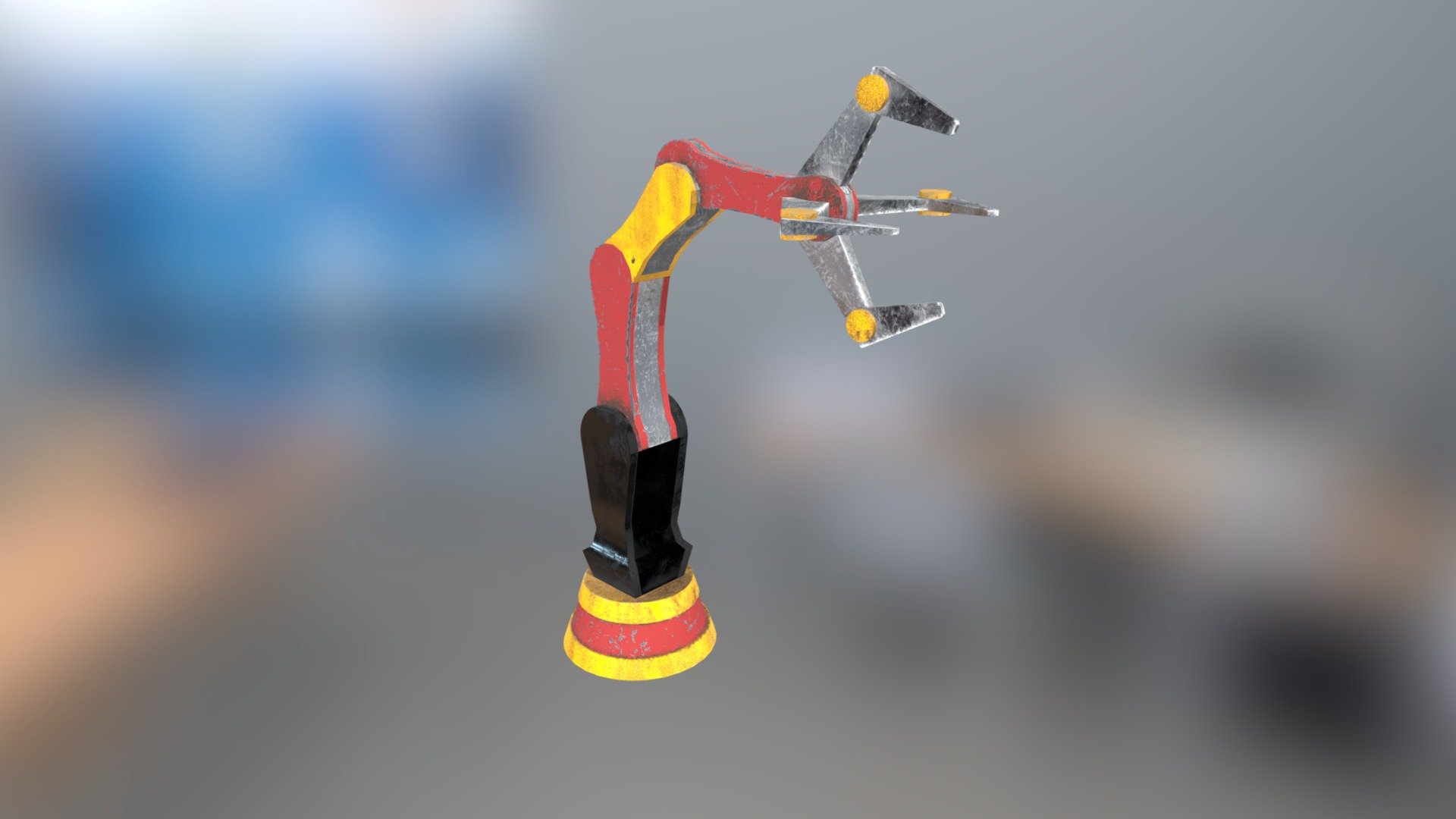 Machine Arm - Buy Royalty Free 3D model by Monokuma_ (@cktjrrud0404 ...