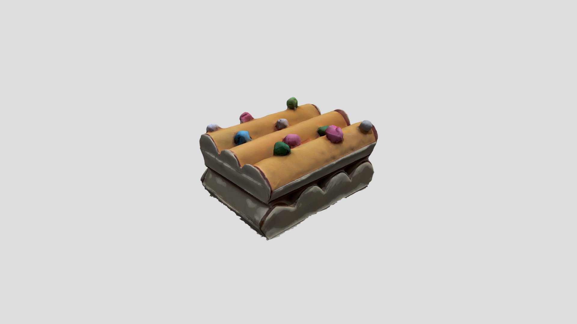Turron 3d Tarea 2 - 3D model by neyllsreyes [cd0fd8b] - Sketchfab