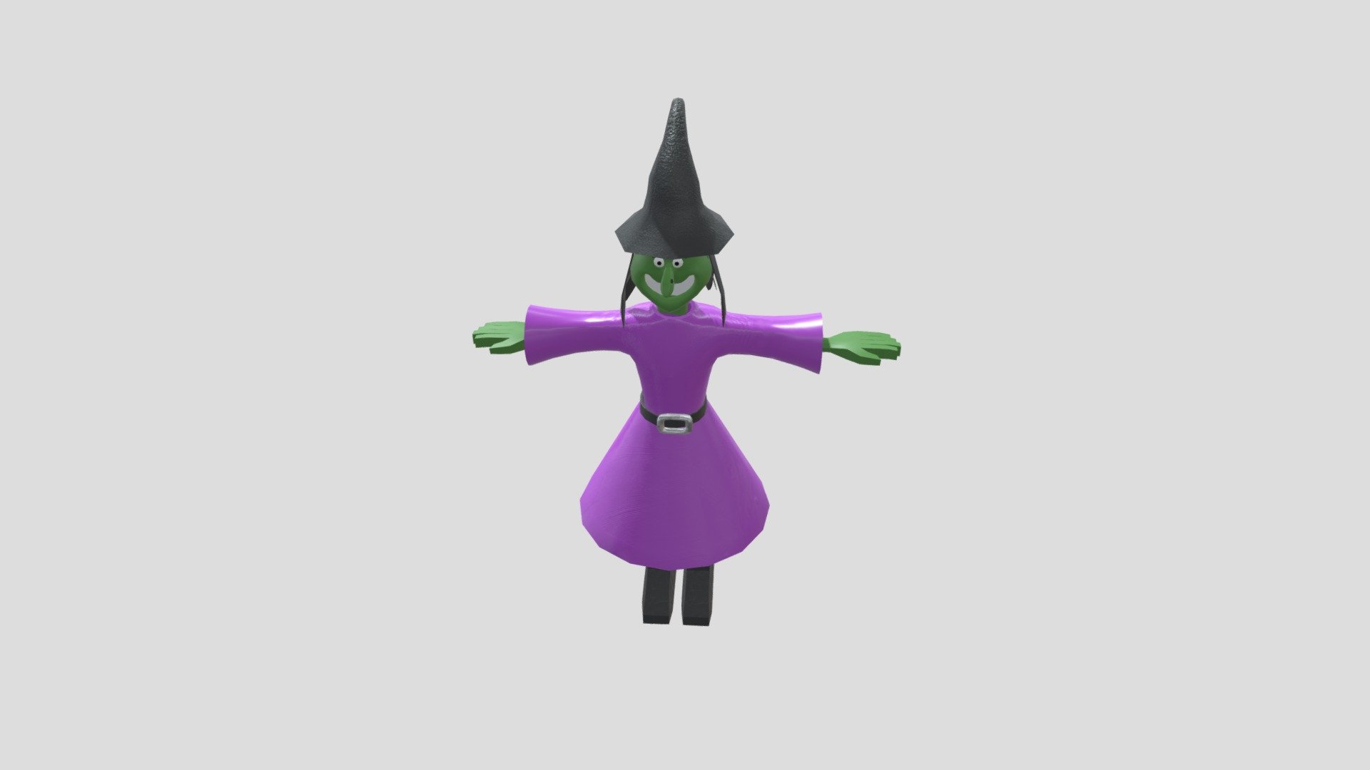Bruja personaje - 3D model by emibarros2001 [cd104e5] - Sketchfab