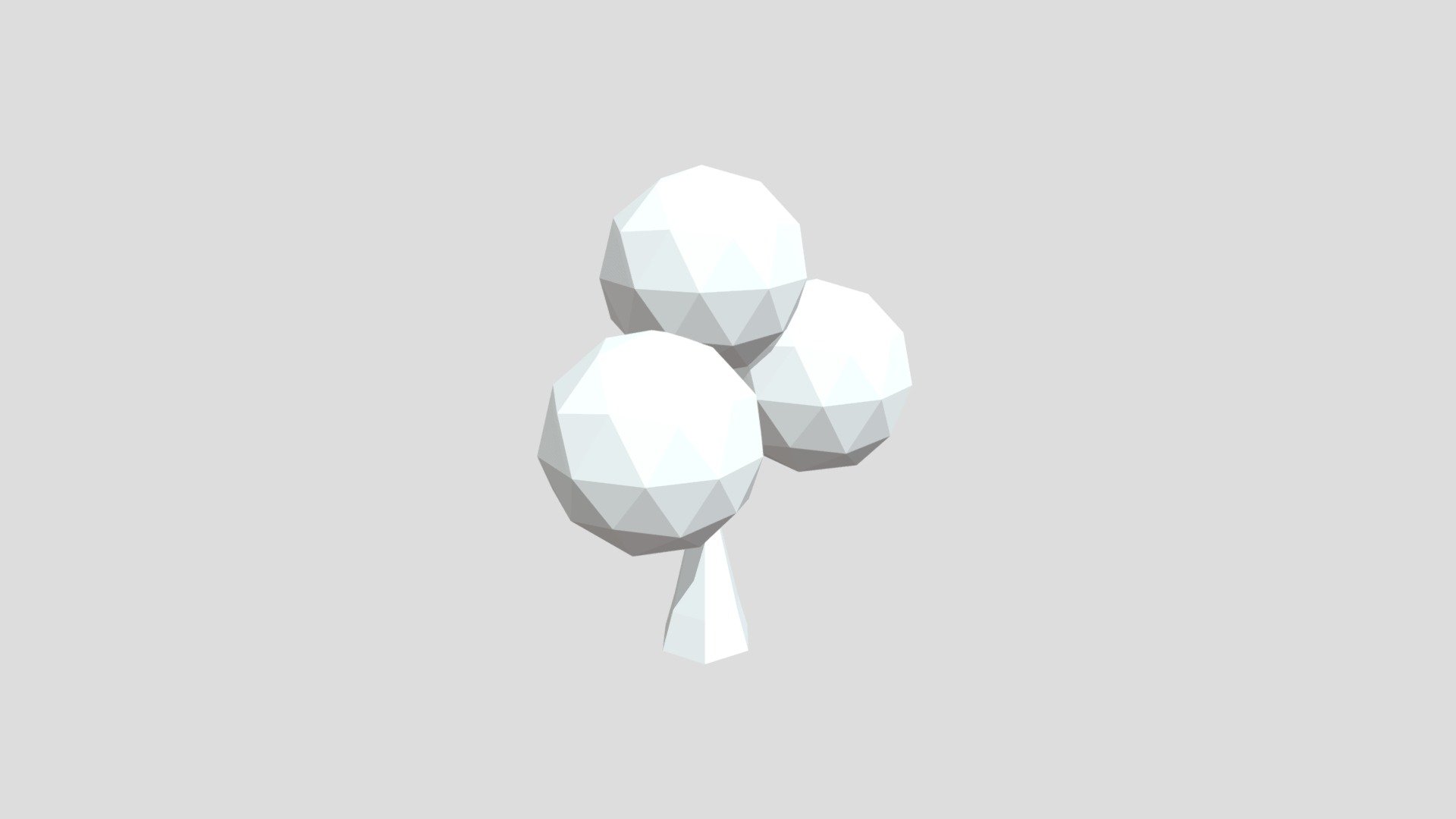 Retro Tree - 3D model by Tetris_35 [cd10873] - Sketchfab