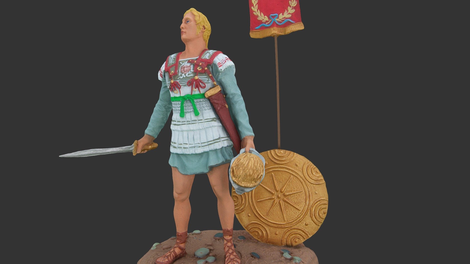 Alexander the Great - 3D model by 4DRealism [cd10e6e] - Sketchfab