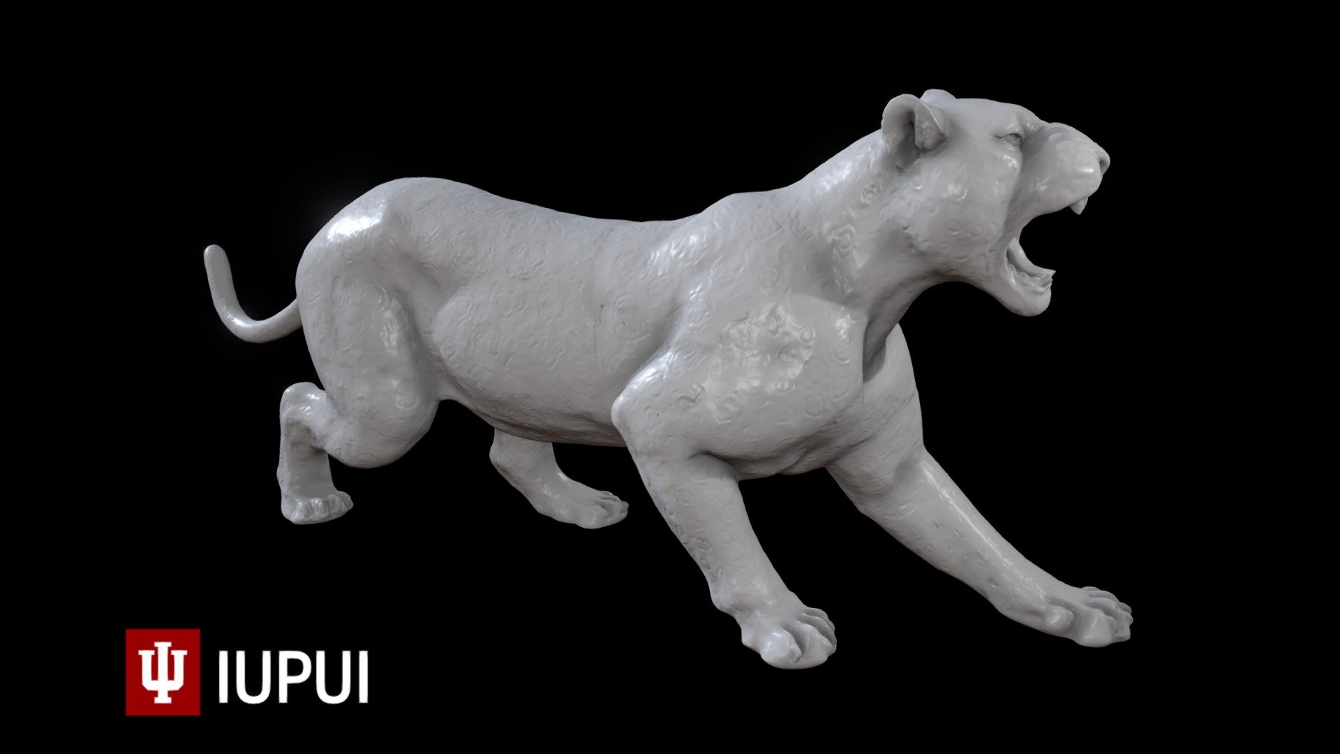 IUPUI Jaguar Statue - 3D model by IU Indianapolis University Library ...