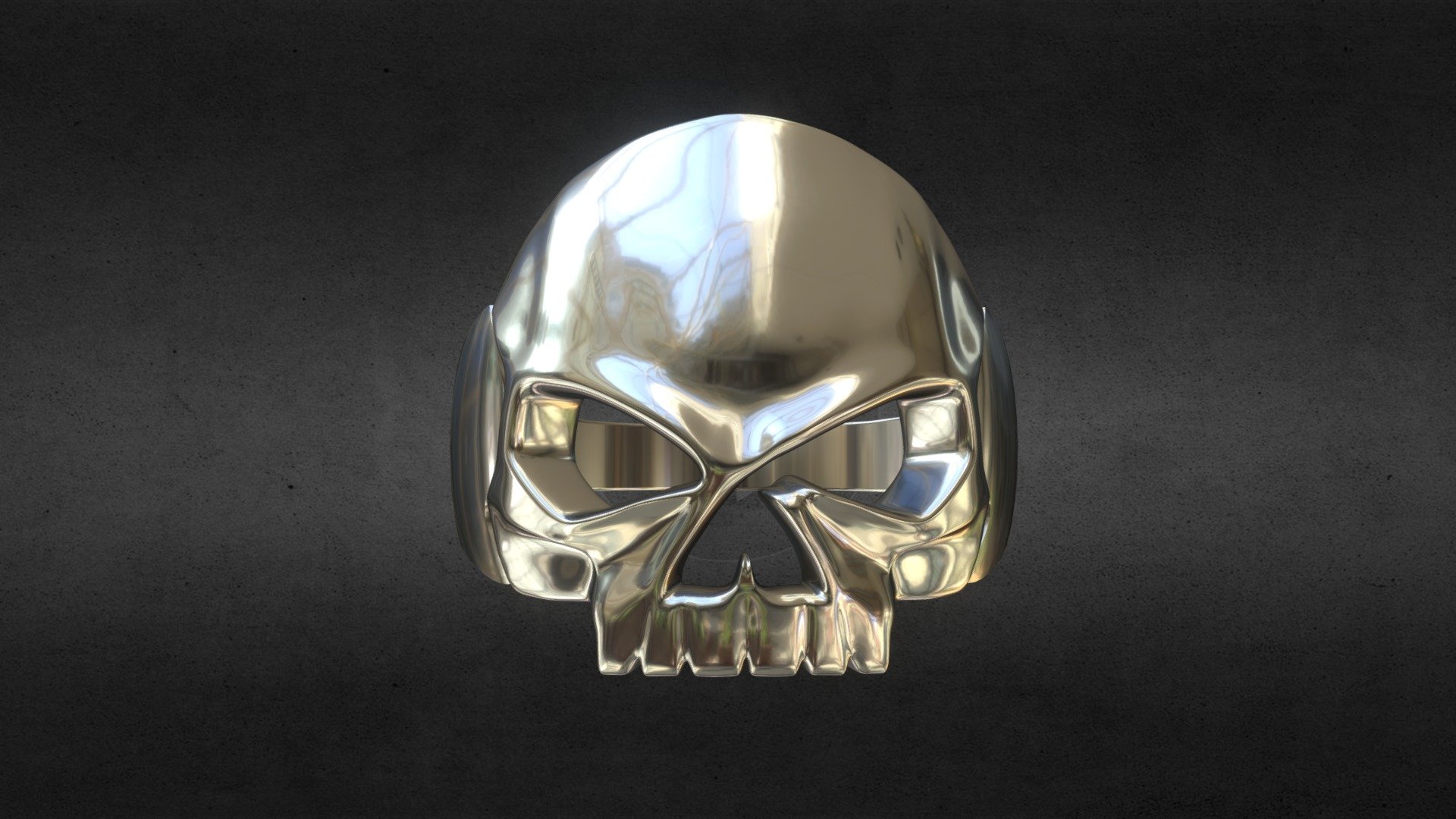 Skull ring - 3D model by inceptum [cd11e21] - Sketchfab
