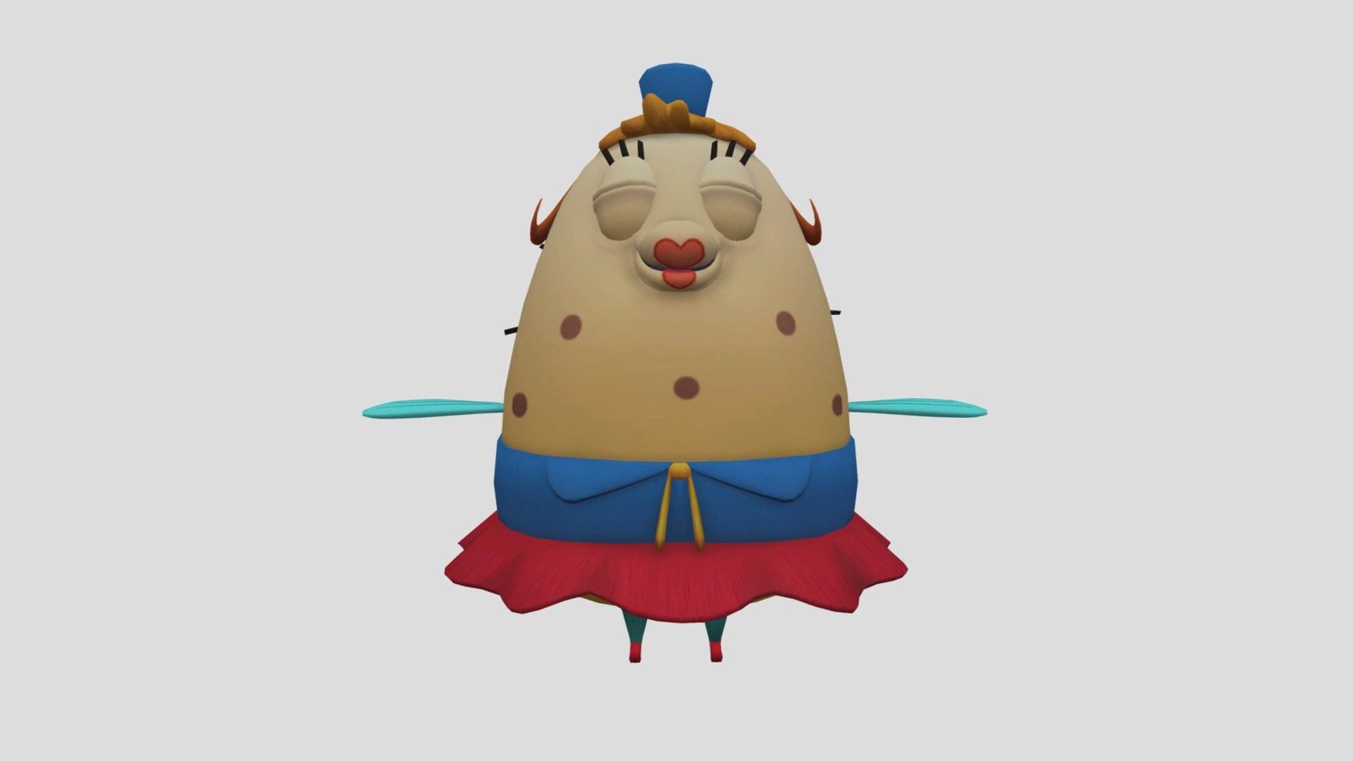 BFBBR - Mrs.Puff - Download Free 3D model by SMF Friends Fan 2024 ...
