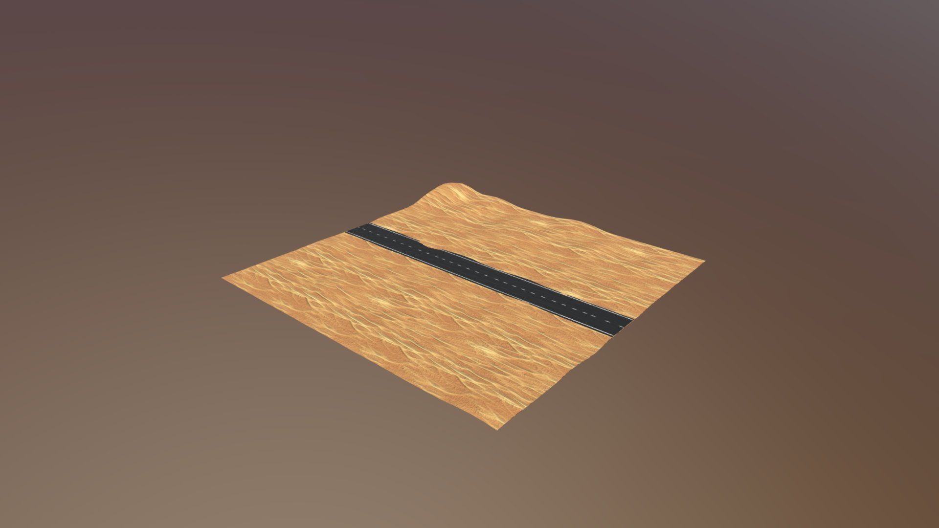 Road and Sandy ground - 3D model by Chad Green (@WhimzE) [cd141e0 ...