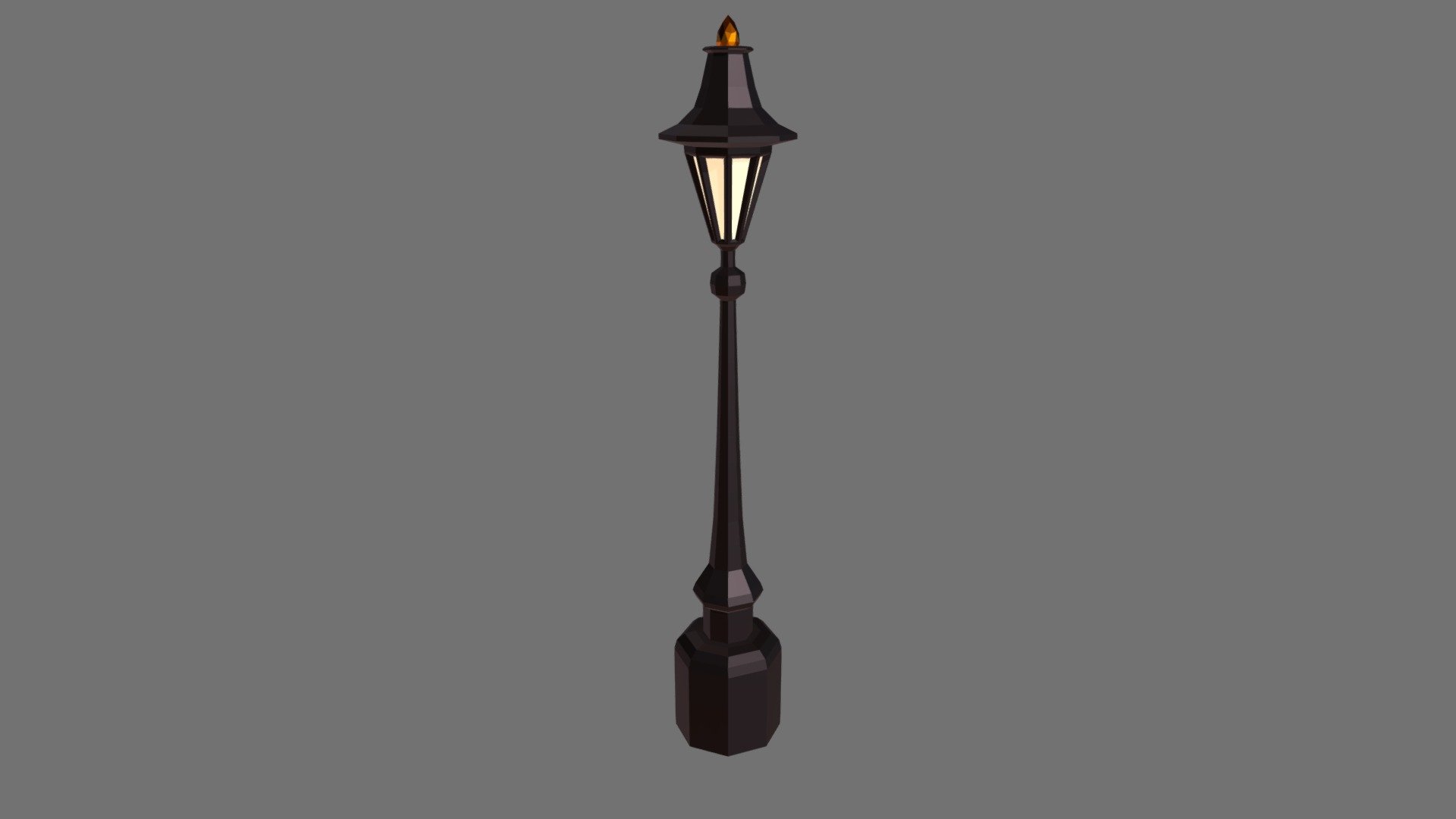 Old Lamp Post Low Poly - Download Free 3D model by jackcc1 [cd16c30 ...
