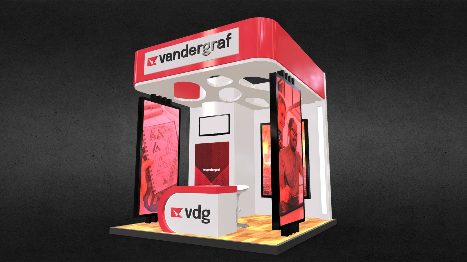 Stand - 3D model by Vandergraf [cd19efc] - Sketchfab