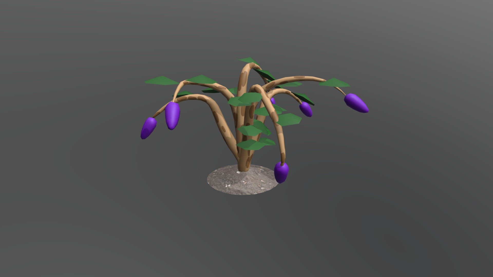 Cartoon plant simple - Download Free 3D model by wireframe ...