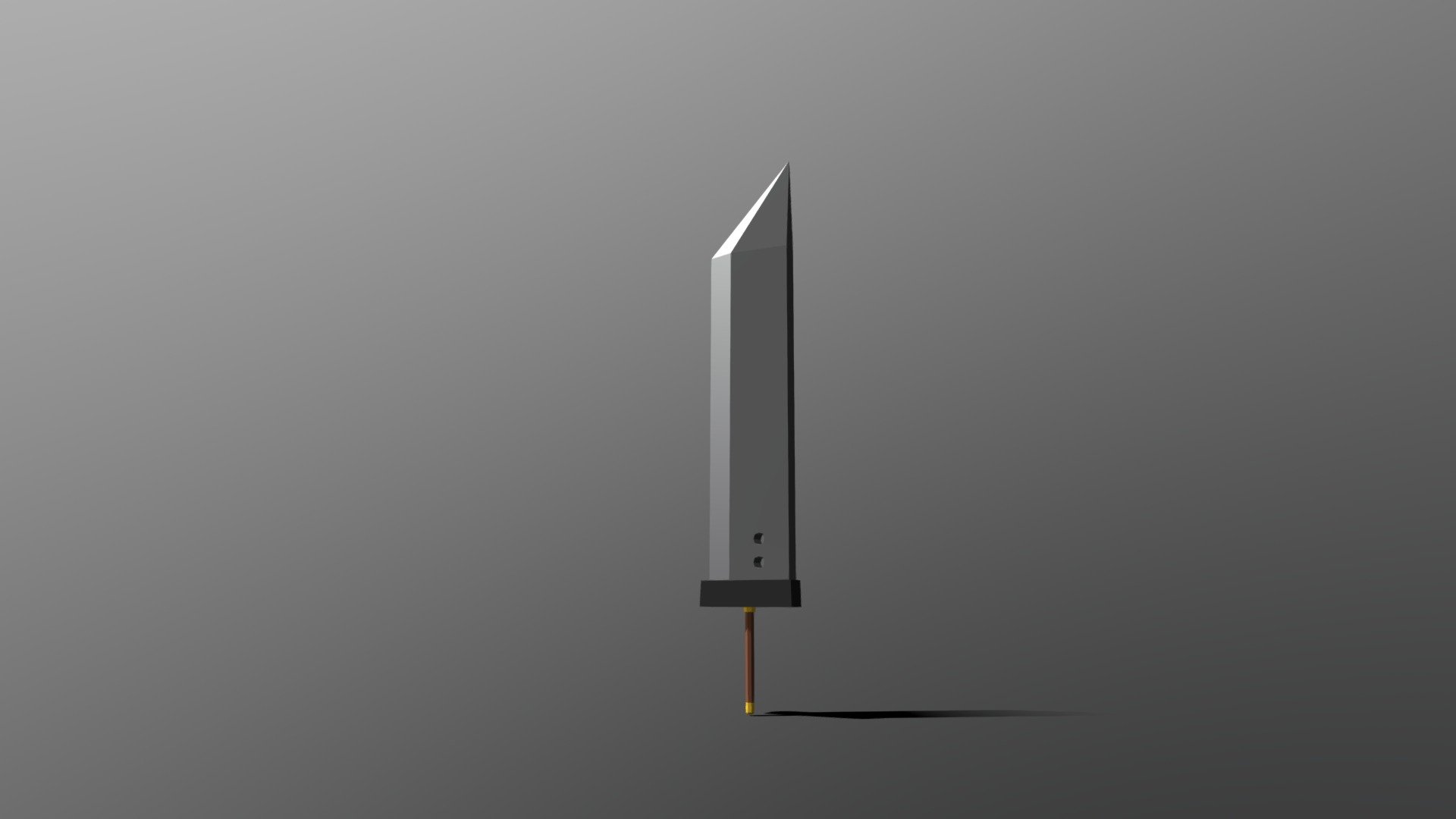 PSX Style Original Buster Sword - FF7 - Download Free 3D model by Vistigil [cd1b4e7] - Sketchfab