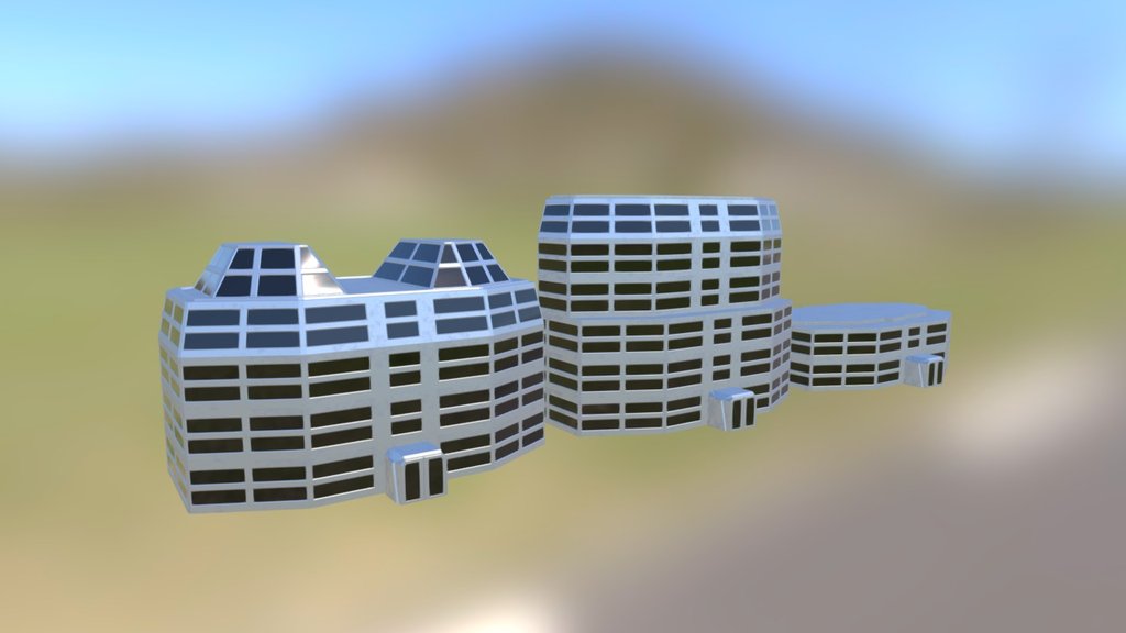Modular Building 1 - 3D model by J (@JB1972) [cd1b61f] - Sketchfab