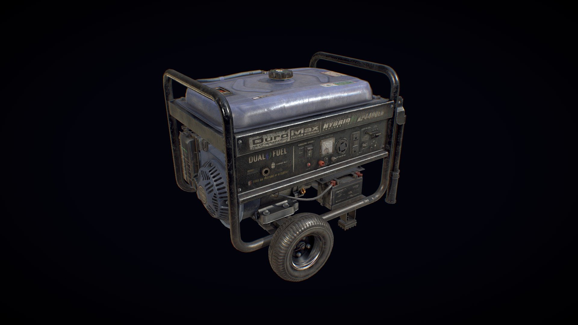 Portable Generator - 3D model by Int (@oxford750i) [cd1b63c] - Sketchfab