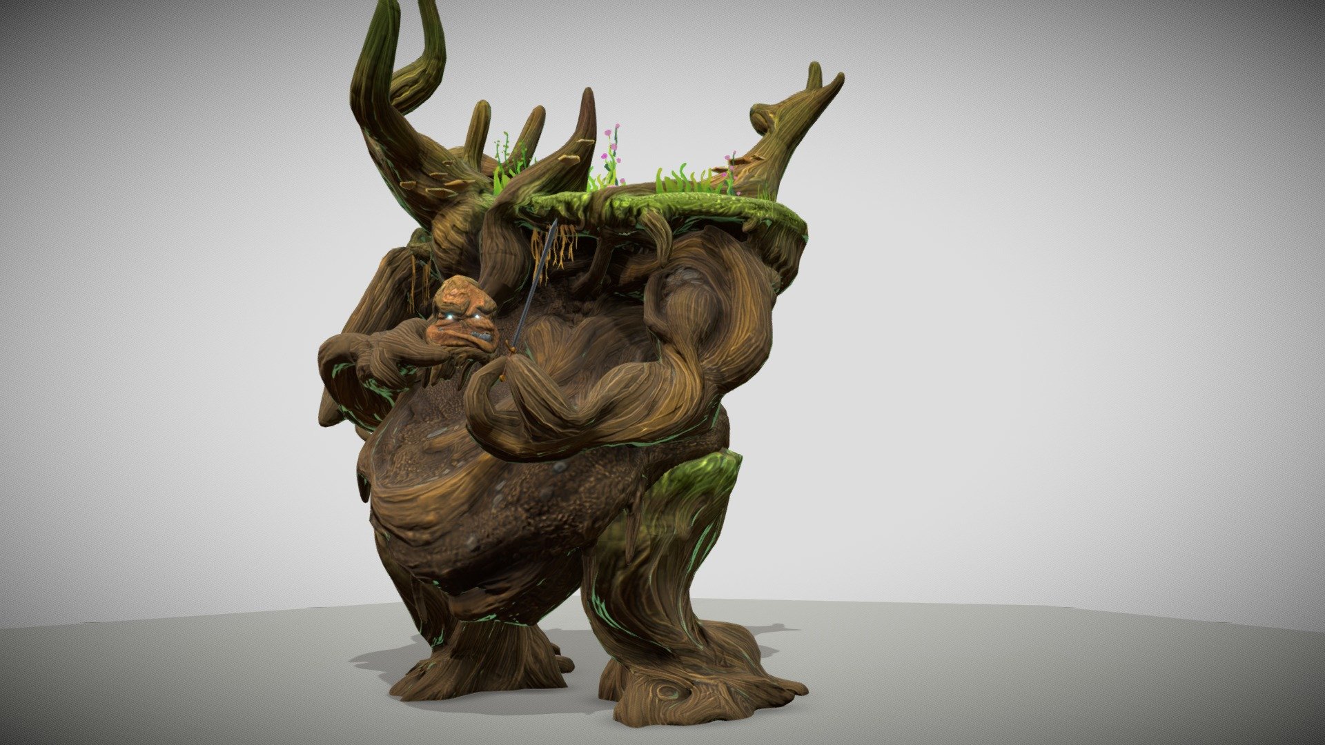 stylised earth troll - 3D model by horanbeckman [cd1cbc0] - Sketchfab