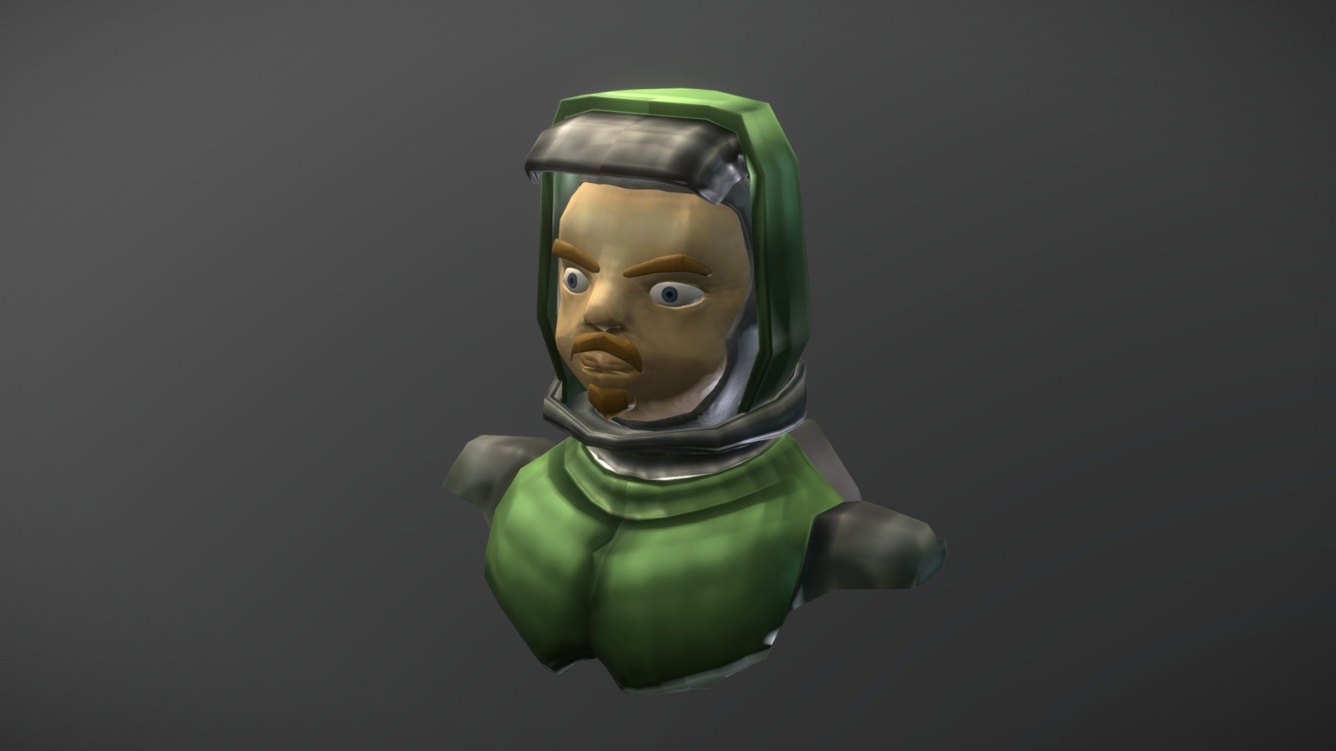 Space Man Head Bust - Download Free 3D model by Seanheg [cd1dfdf ...