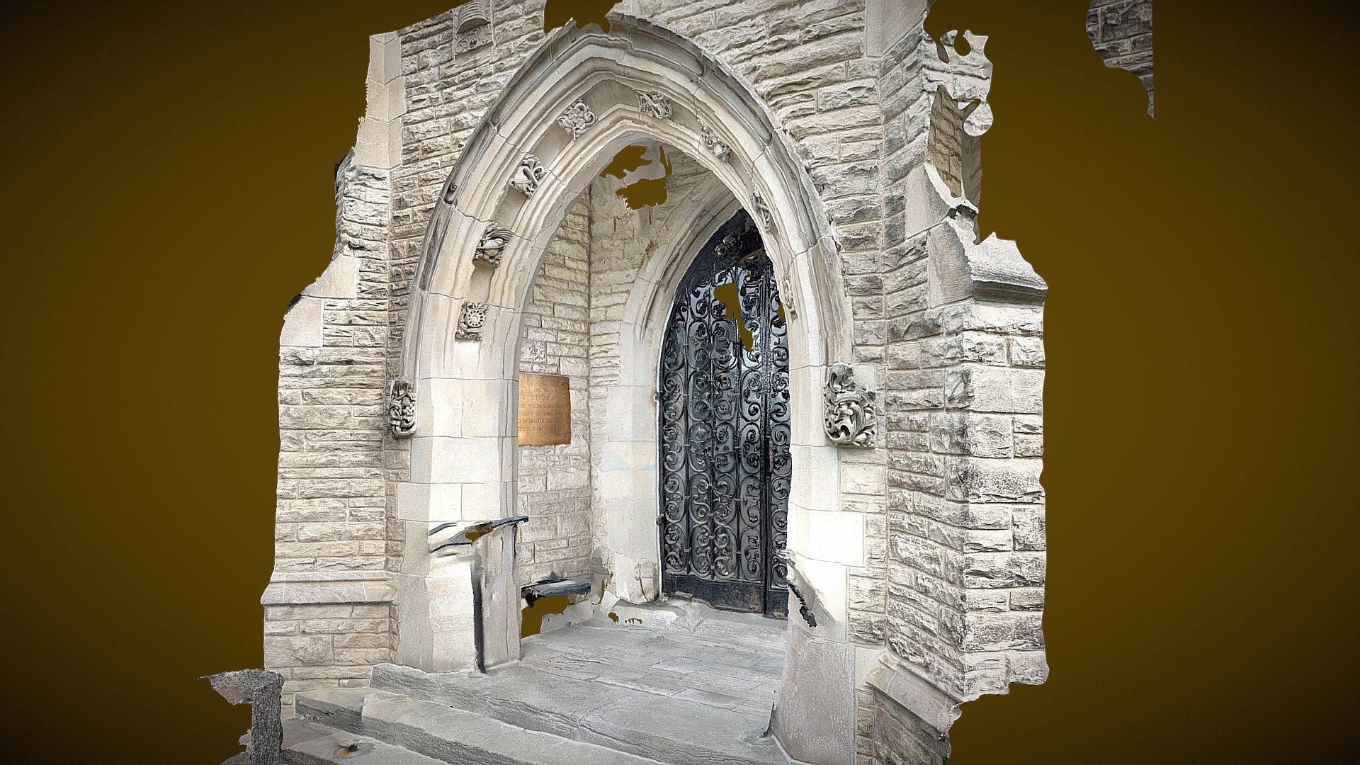 Entrance to Hamilton Hall, McMaster University - Download Free 3D model ...