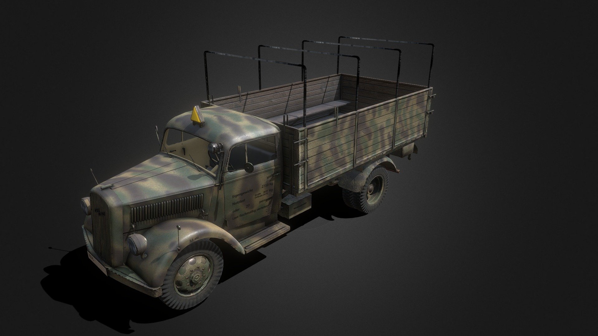 Opel Blitz - 3D model by Petr.Tlach [cd20ea4] - Sketchfab