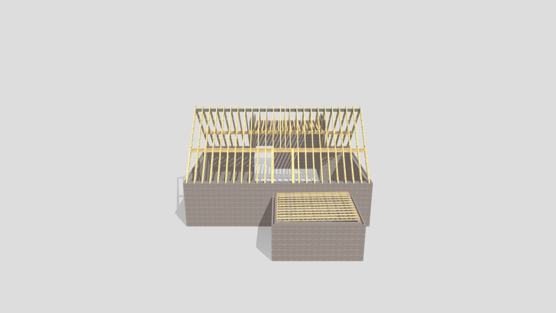 Conway Roof Rafters - Download Free 3D model by Dermf [cd23ece] - Sketchfab