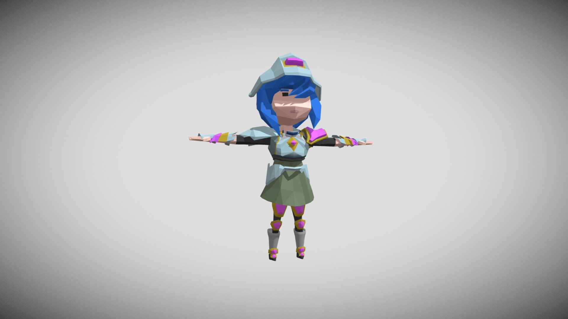 MC Character 7 Standing Idle - 3D model by UFRE Studio (@ufrestudio ...