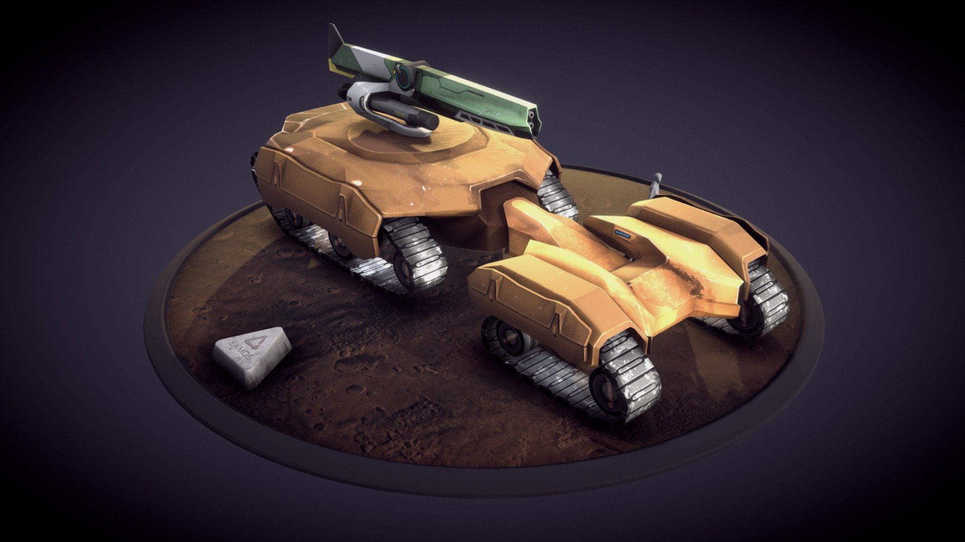 EK22 TANK + GUN2 - 3D model by EKMOS (@ekmos.assets) [cd28703] - Sketchfab