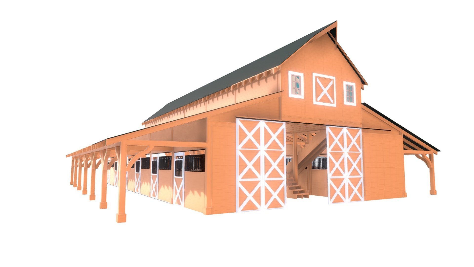 Forever Richard's Monitor Barn - 3D model by FR- Conceptual Engineering ...