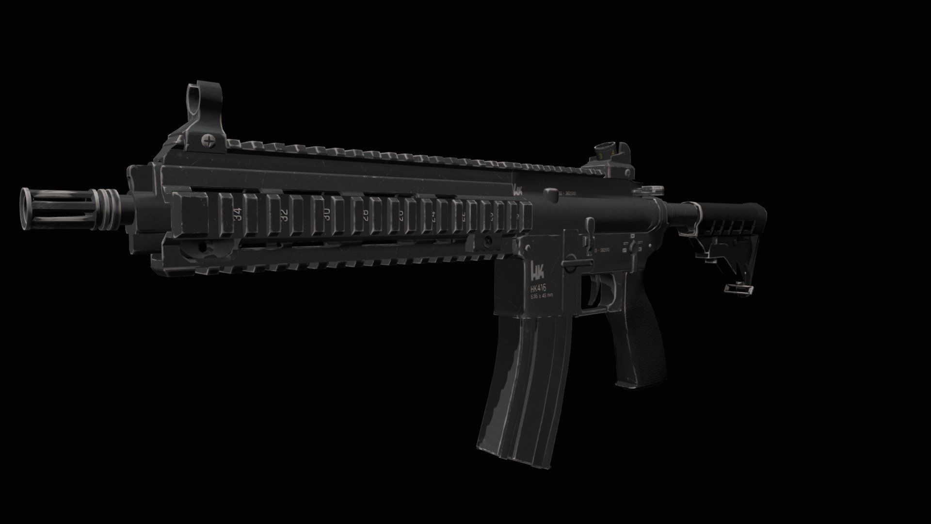 HK_416_Model - 3D model by DustyMojito [cd28e17] - Sketchfab