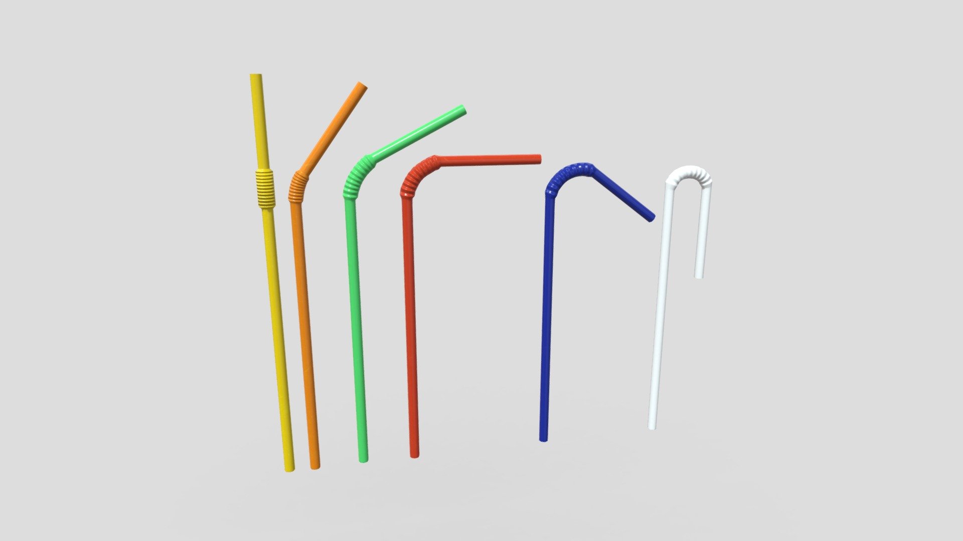 Drinking Straw Pack - Buy Royalty Free 3D model by plaggy [cd29150 ...