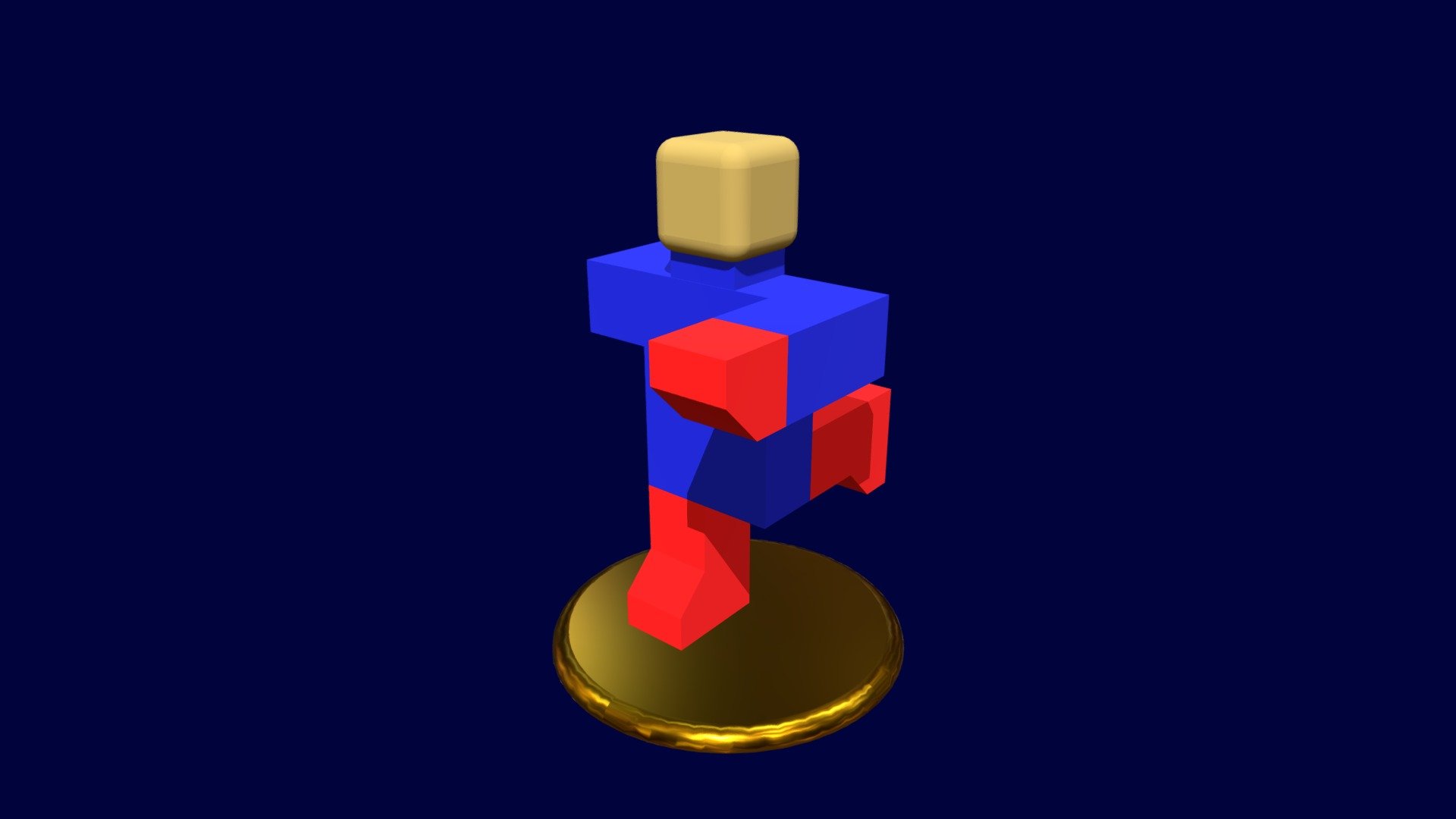 3D Block Character - Download Free 3D model by Keith.Pearey [cd294ac ...