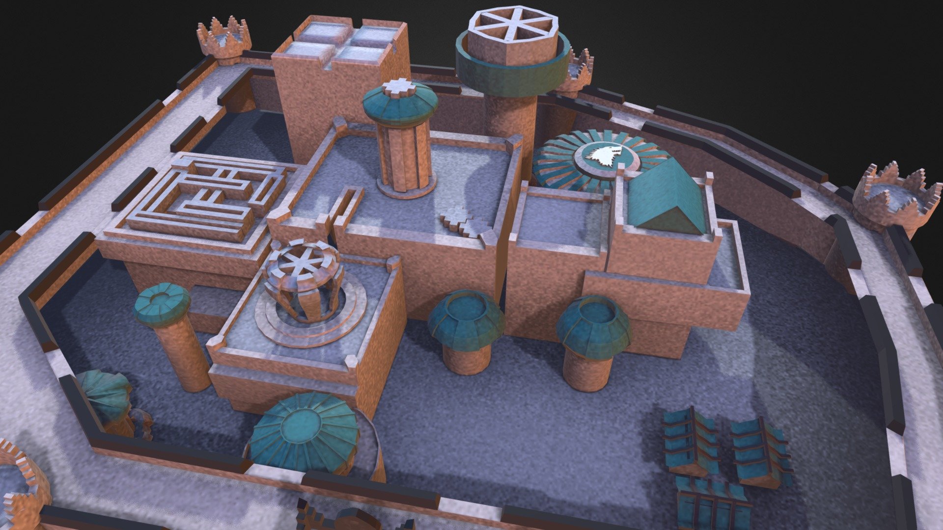 Winterfell - 3D model by Mark Jorvina (@mark5viii) [cd295b9] - Sketchfab