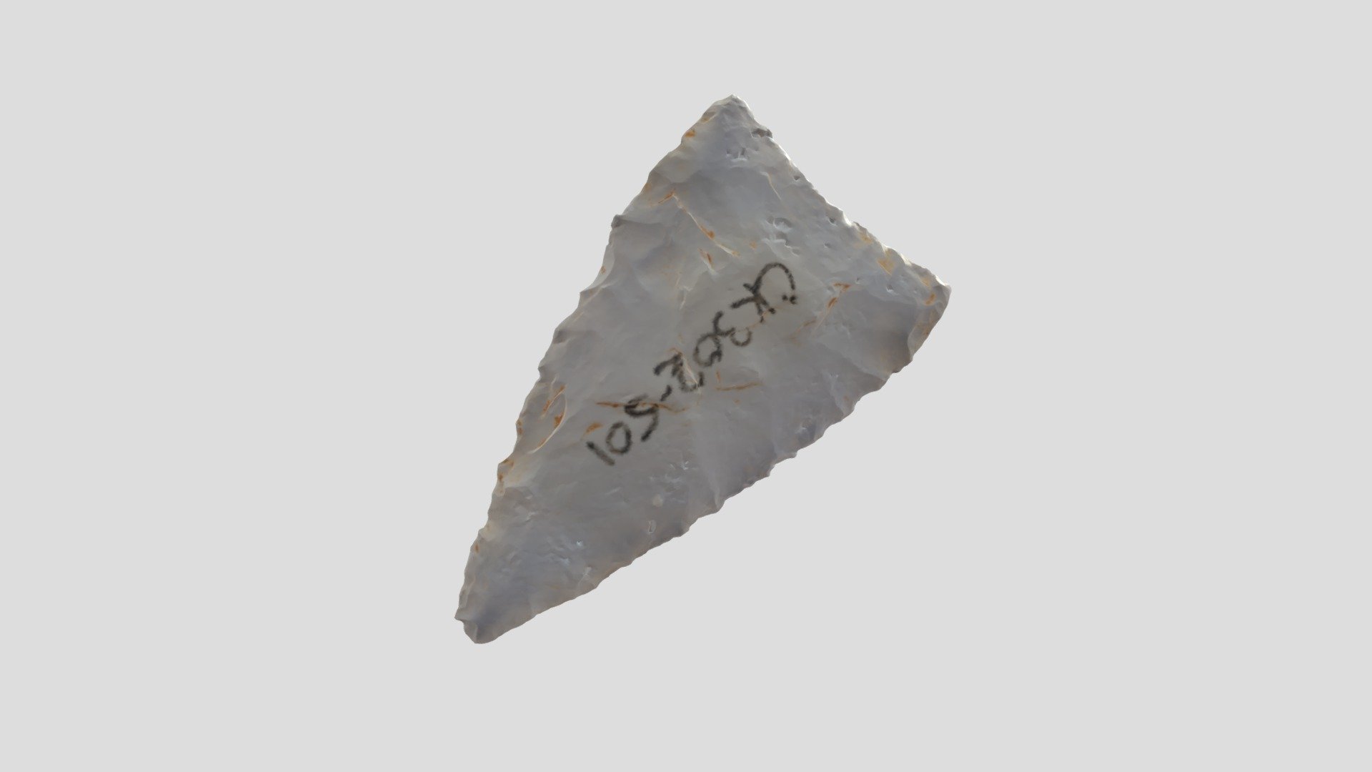 Basal Notched Projectile Point, CK302-501 - Download Free 3D model by ...