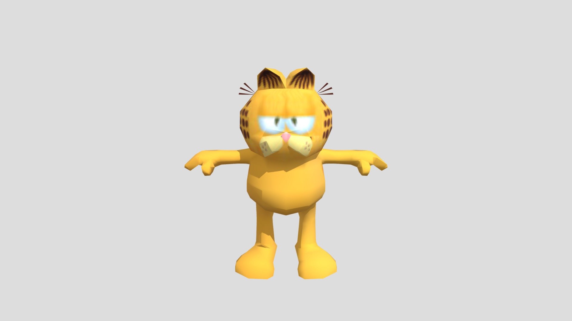 garfield from garfield gets real - Download Free 3D model by ...