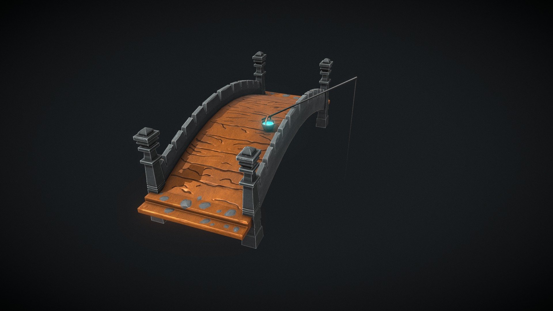 Concept Stylized Bridge - Download Free 3D model by Yalçın Taban ...