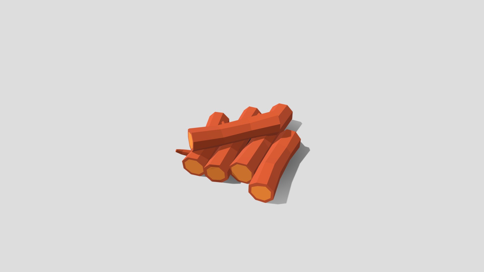 Low poly fire wood - Download Free 3D model by assetfactory [cd2e630 ...