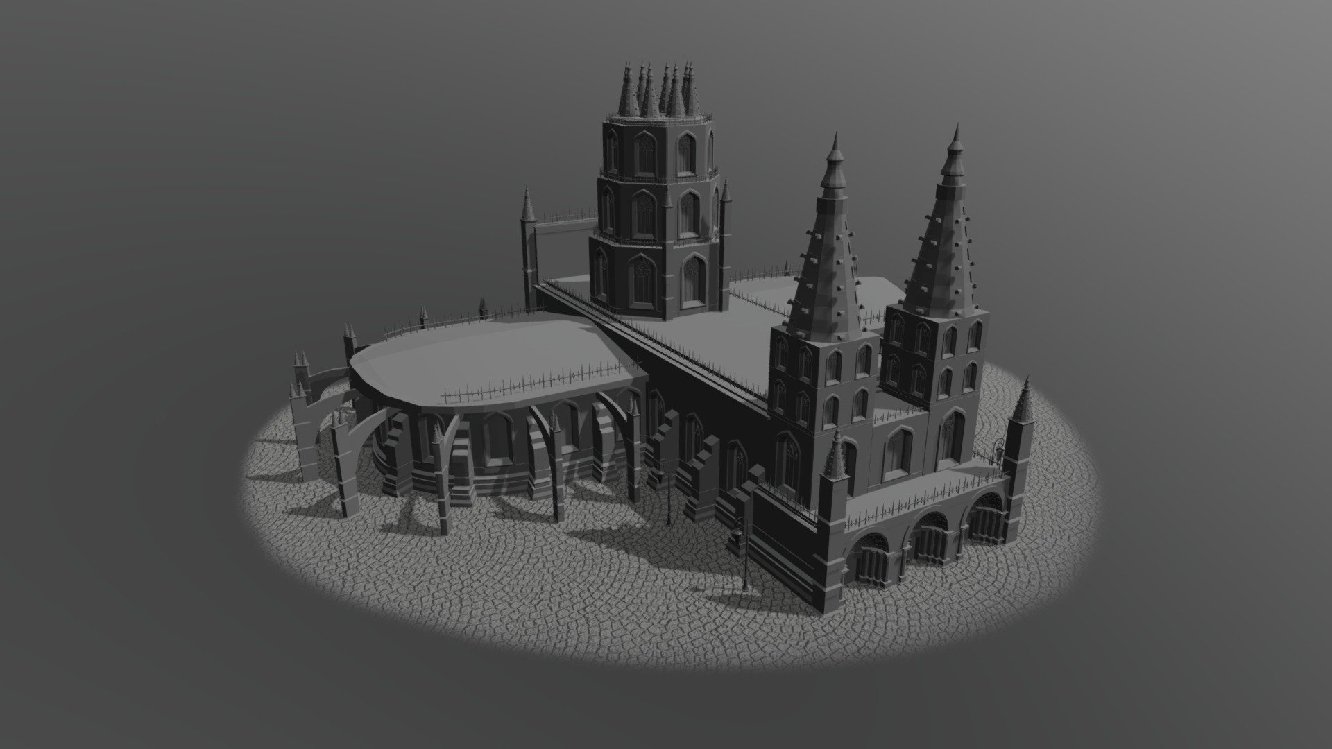 Cathedral - 3D model by Michelle Bludau (@m.bludau) [cd2e65a] - Sketchfab